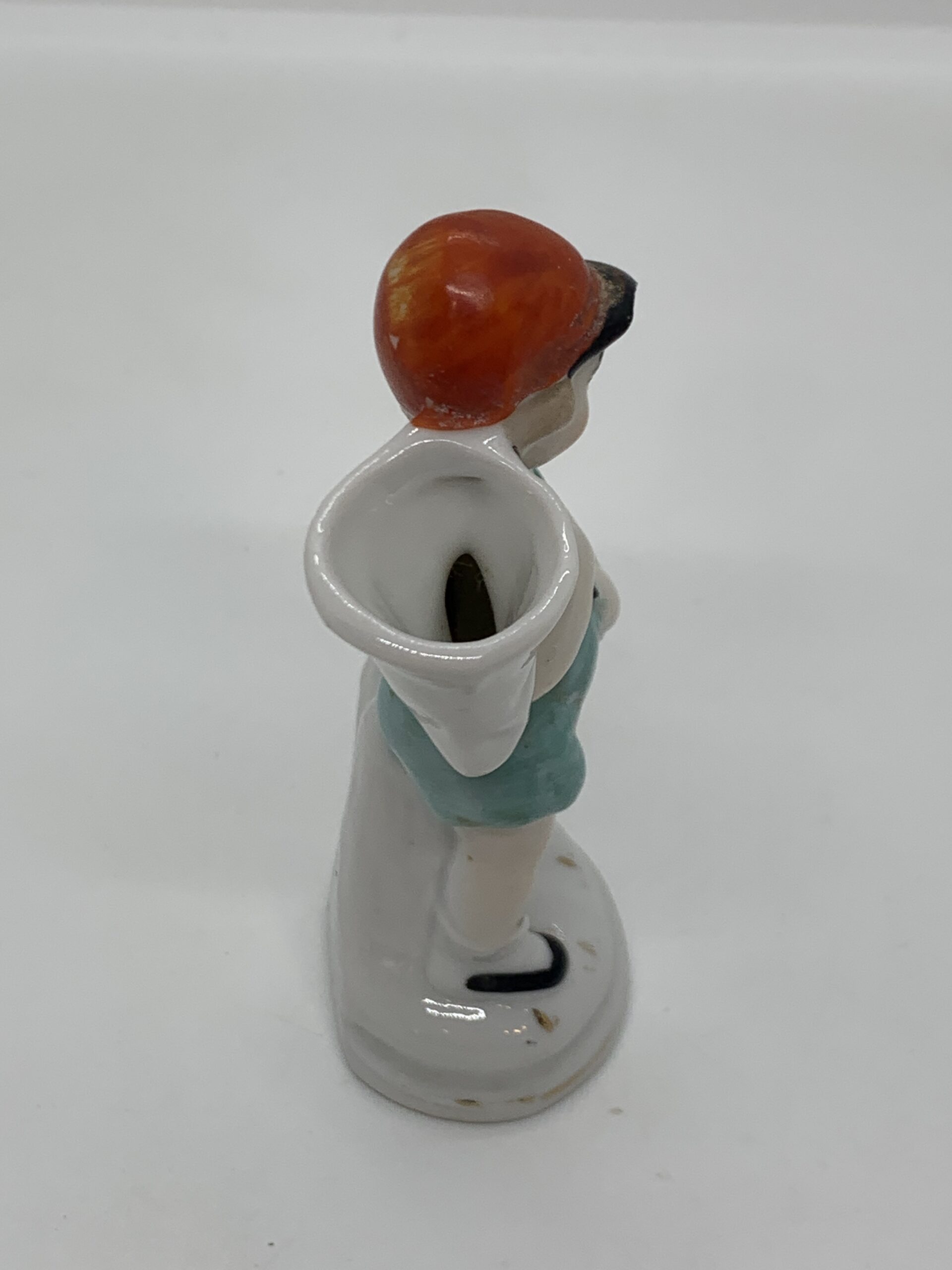 Porcelain Boy with shoulder vase (small) 9.5cm - Vintage Keepsakes