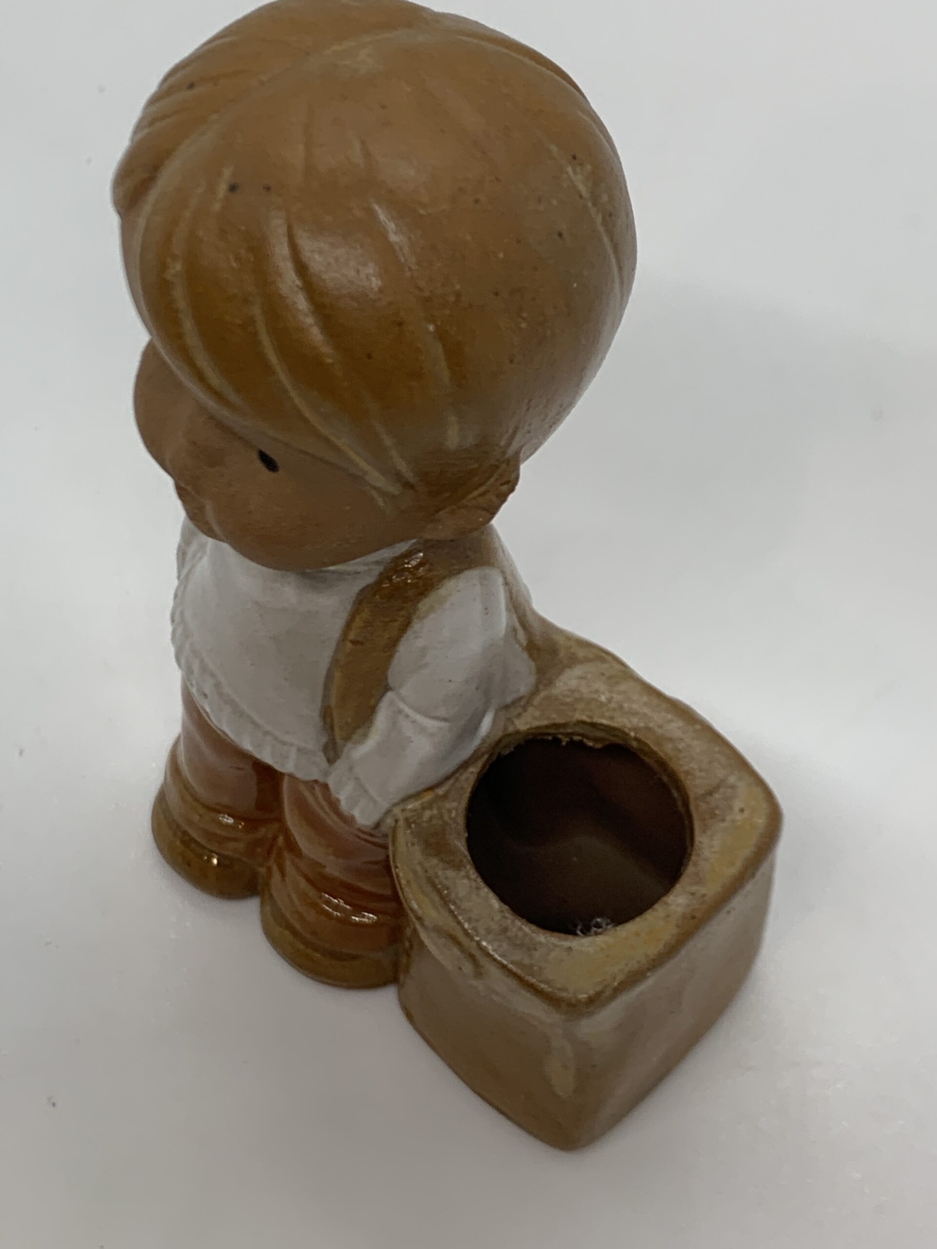 Vintage Japanese Ceramic Boy with Pot 10cm (toothpick holder) - Vintage ...