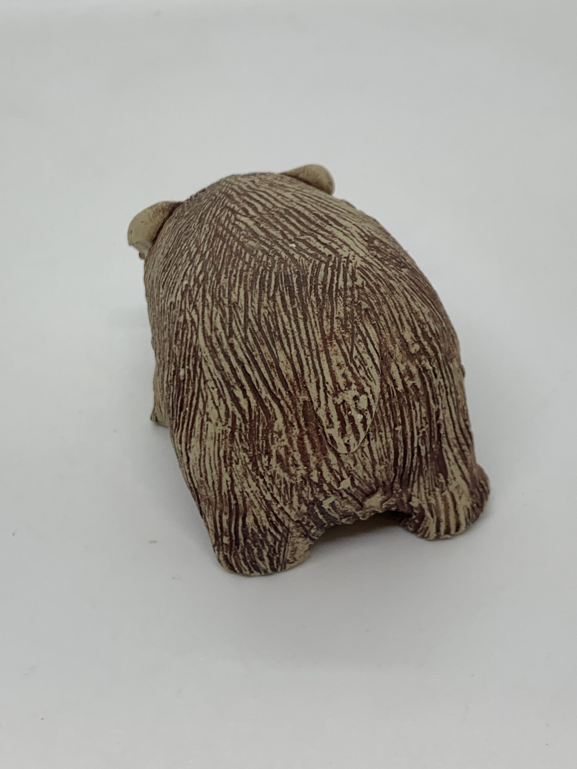 Pottery Wombat marked to base 7cm long - Vintage Keepsakes