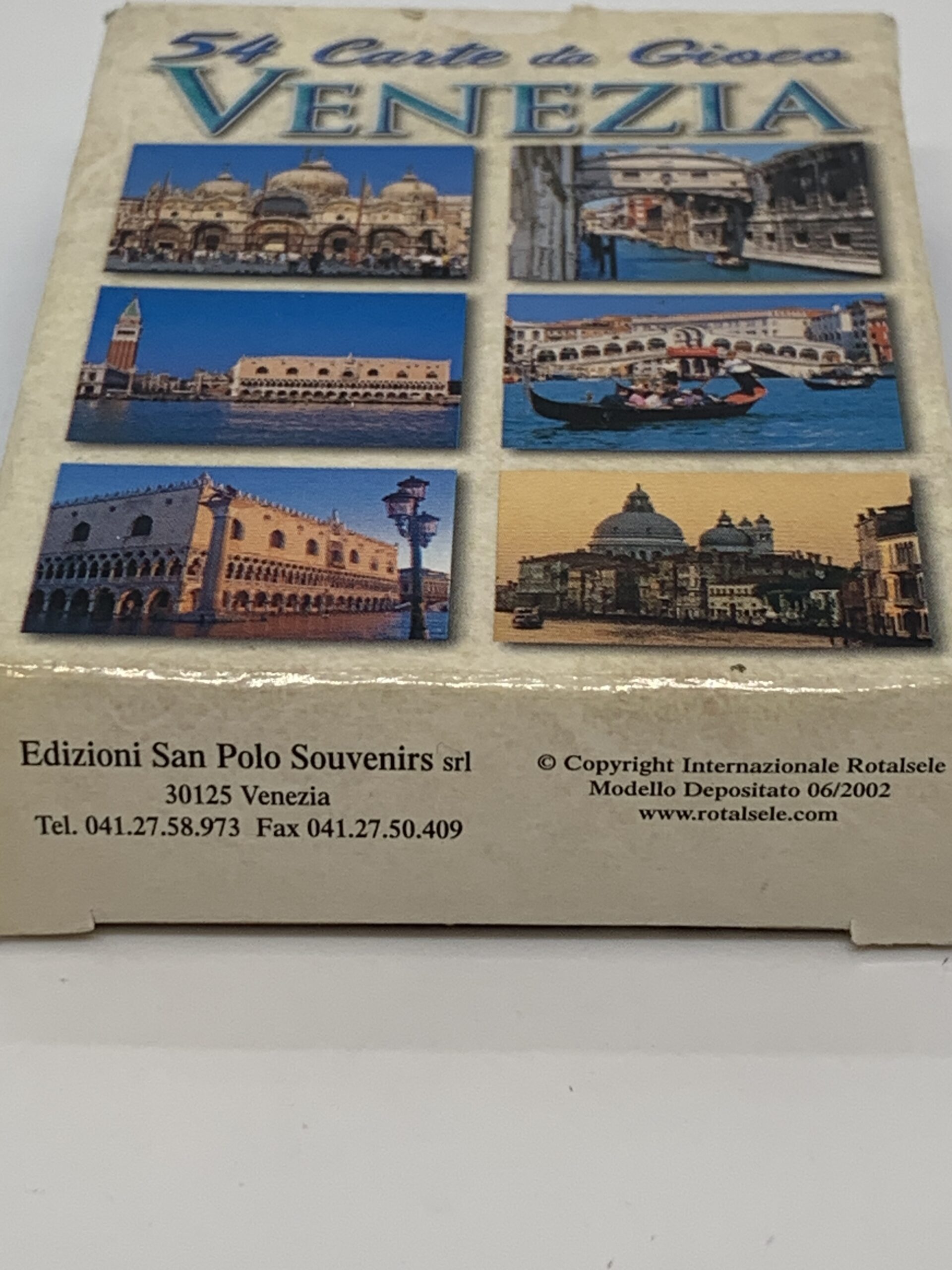 Cards of Venezia Playing Cards - Vintage Keepsakes