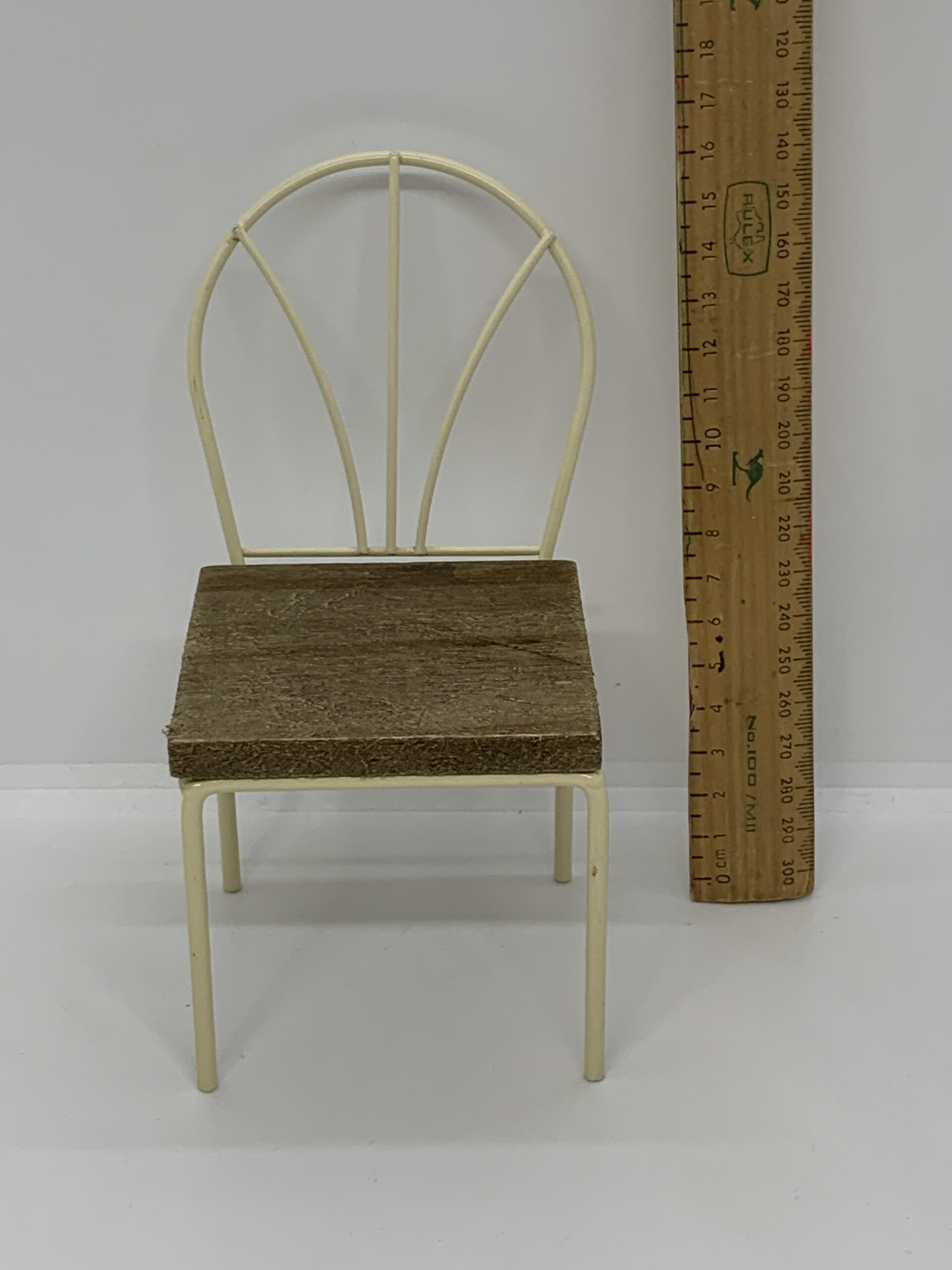 Little Metal Frame Chair 16cm - Vintage Keepsakes