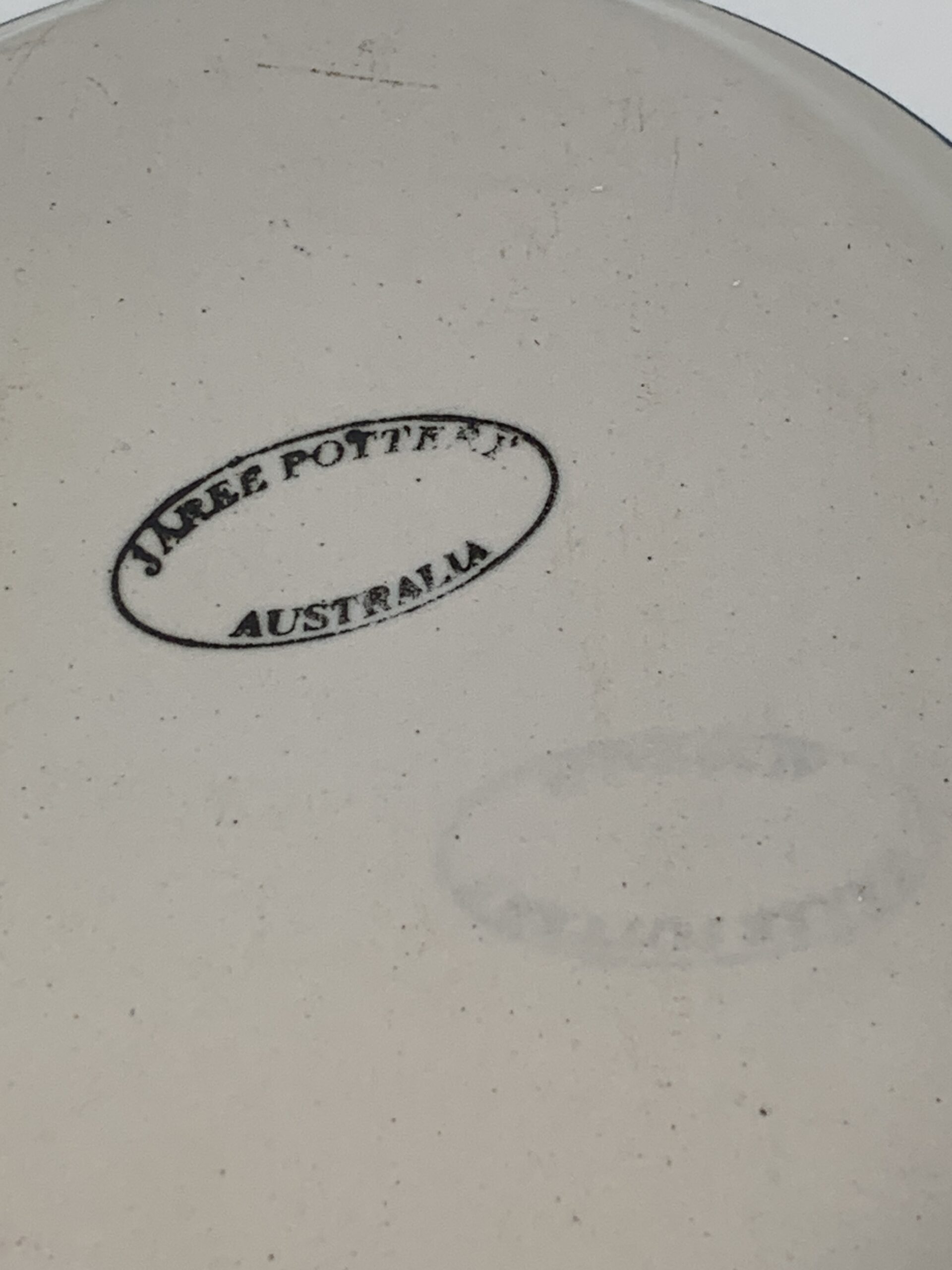 Jaree Pottery Oval Plate - flowering gum design - 20cm - Vintage Keepsakes