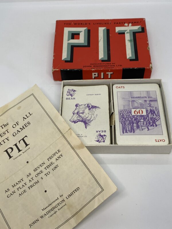 Vintage Pit by John Waddington Card Game - Complete - Vintage Keepsakes