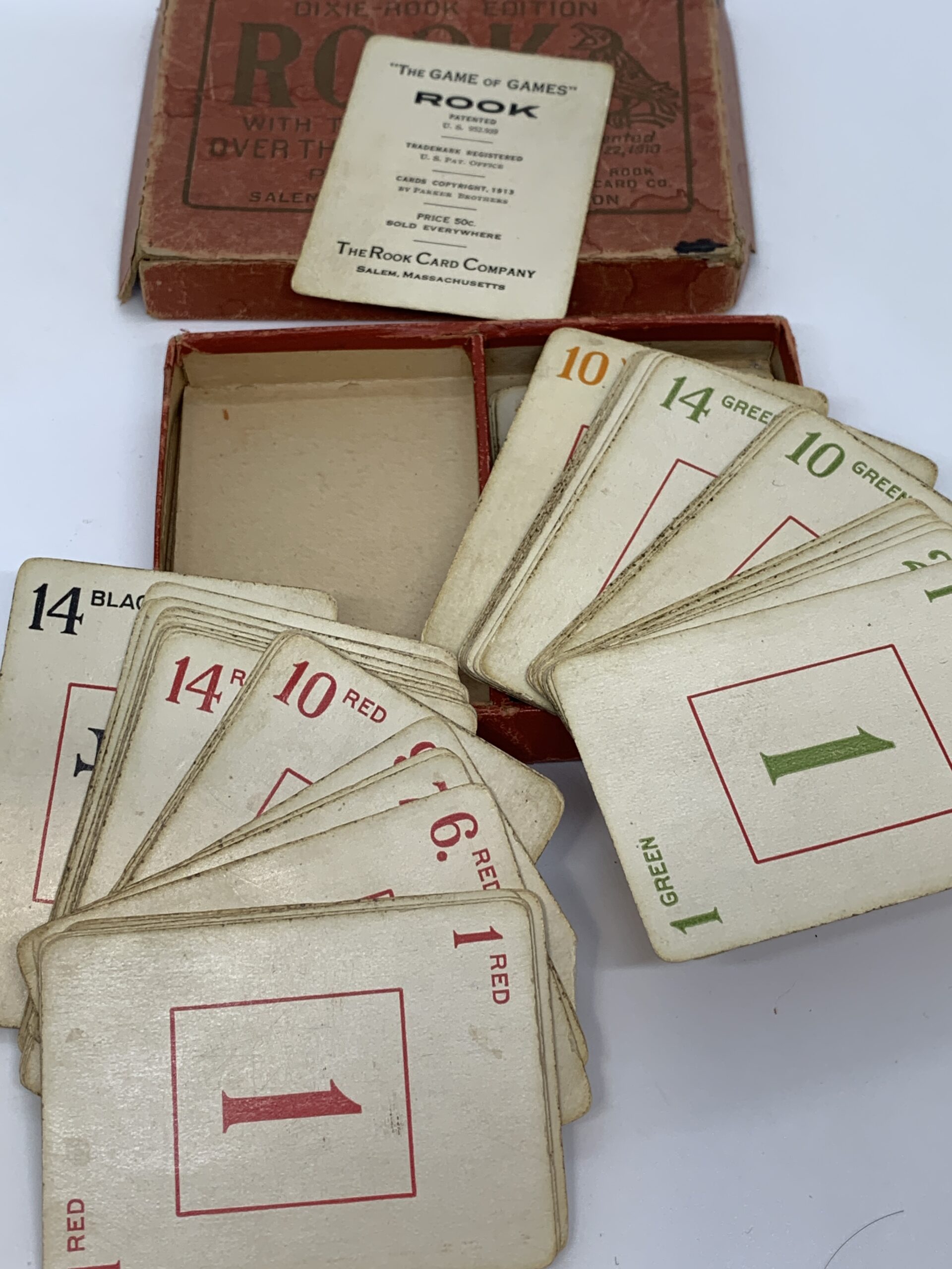 1900s Parker Brothers Dixie Dash Rook Edition - Complete - Vintage ...