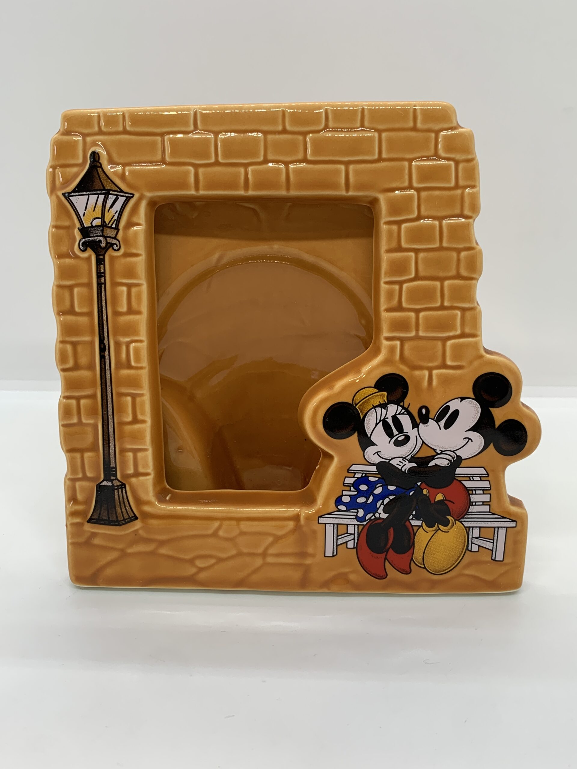 Walt Disney Mickey and Minnie Mouse Ceramic Frame 17cm high - Vintage ...