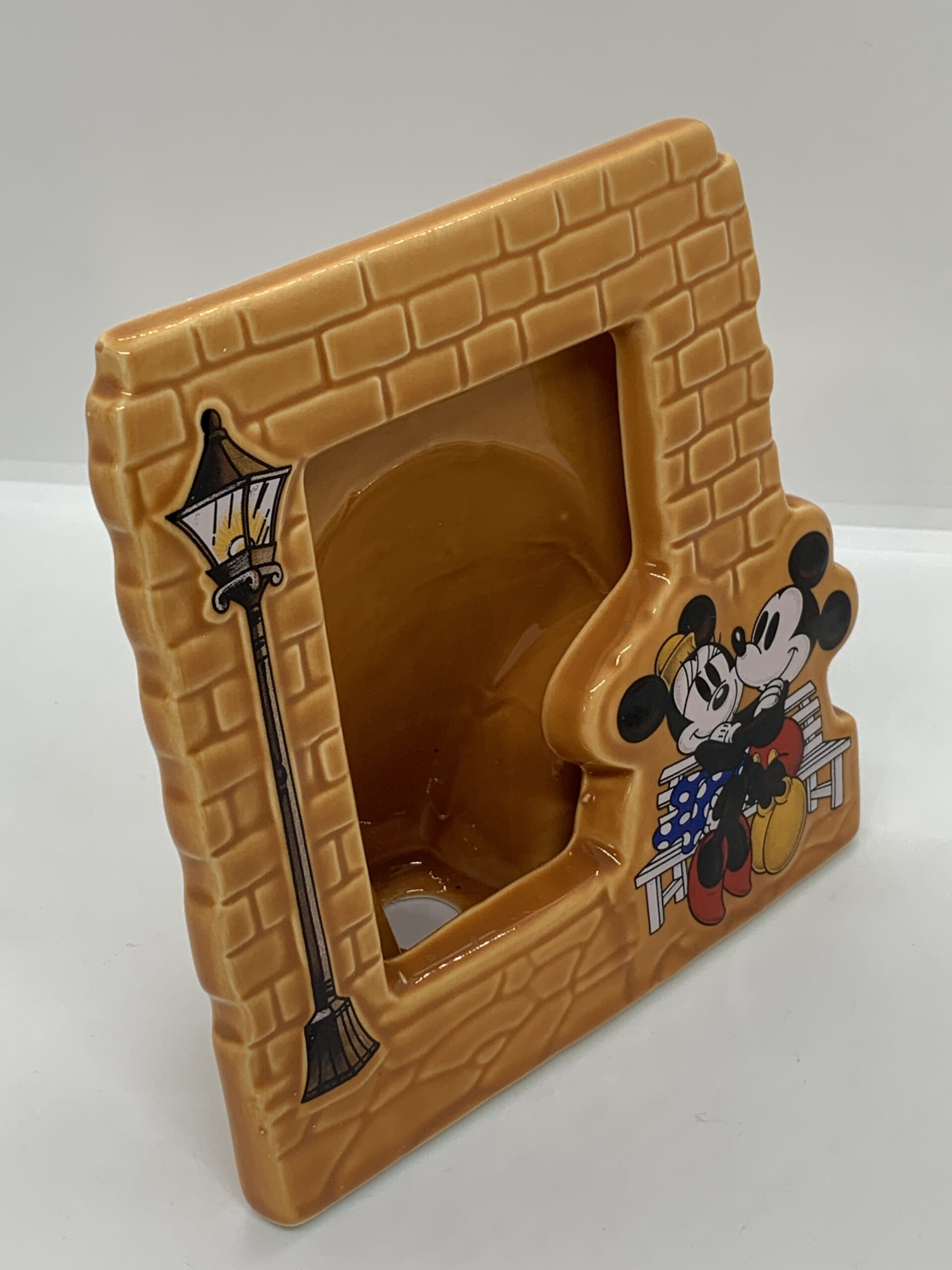 Walt Disney Mickey and Minnie Mouse Ceramic Frame 17cm high - Vintage ...