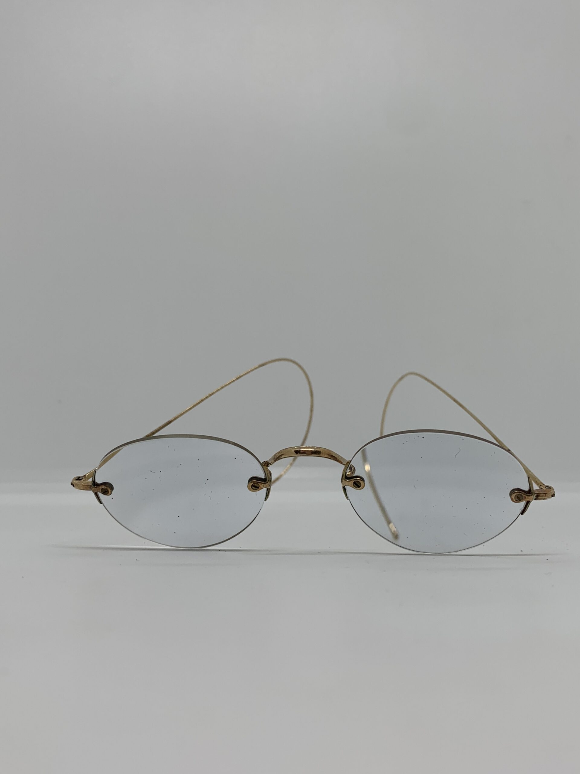 Antique Spectacles in Case Rimless - Vintage Keepsakes