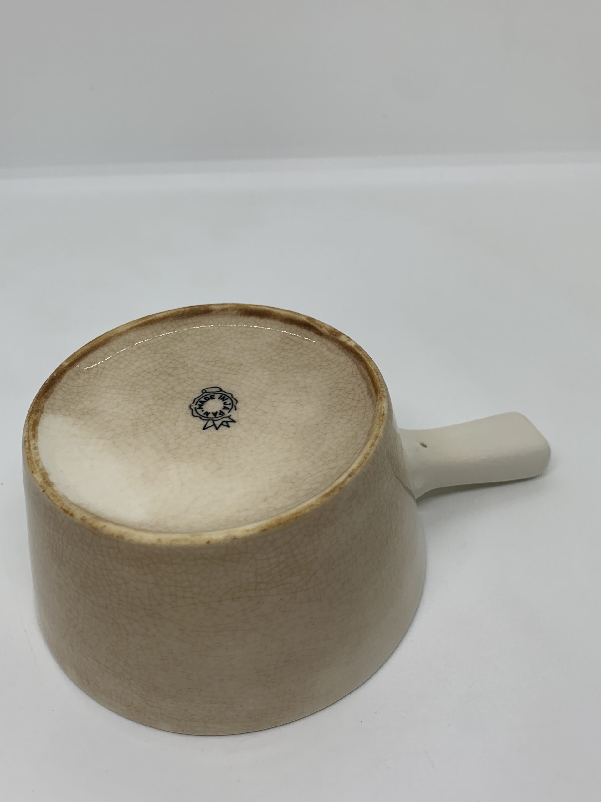 Three Japanese Autumn Themed Ramekin 5.5cm high (some crazing ...