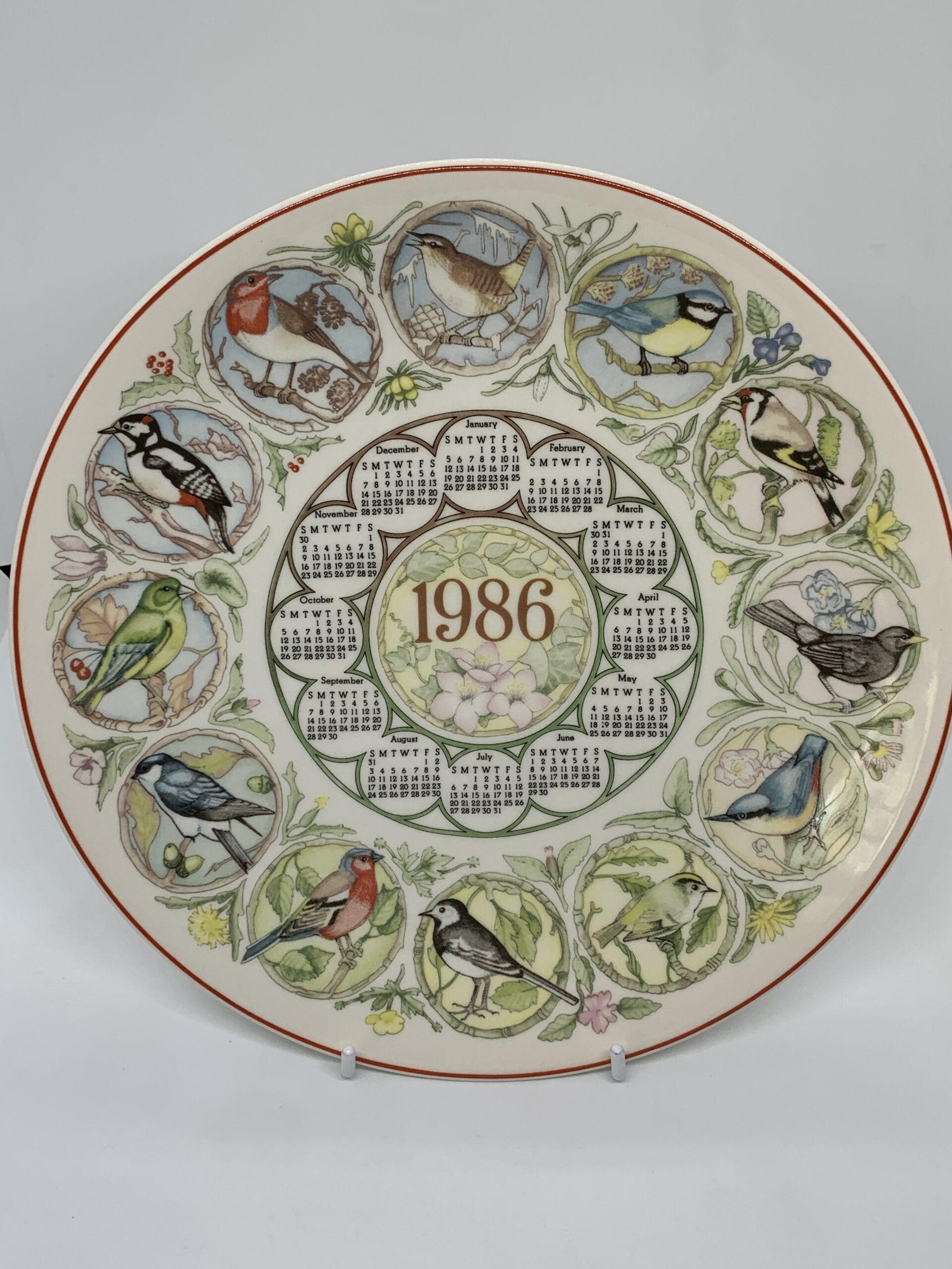 Wedgwood 1986 Collector Plate British Garden Birds Plate 25cm - Vintage ...