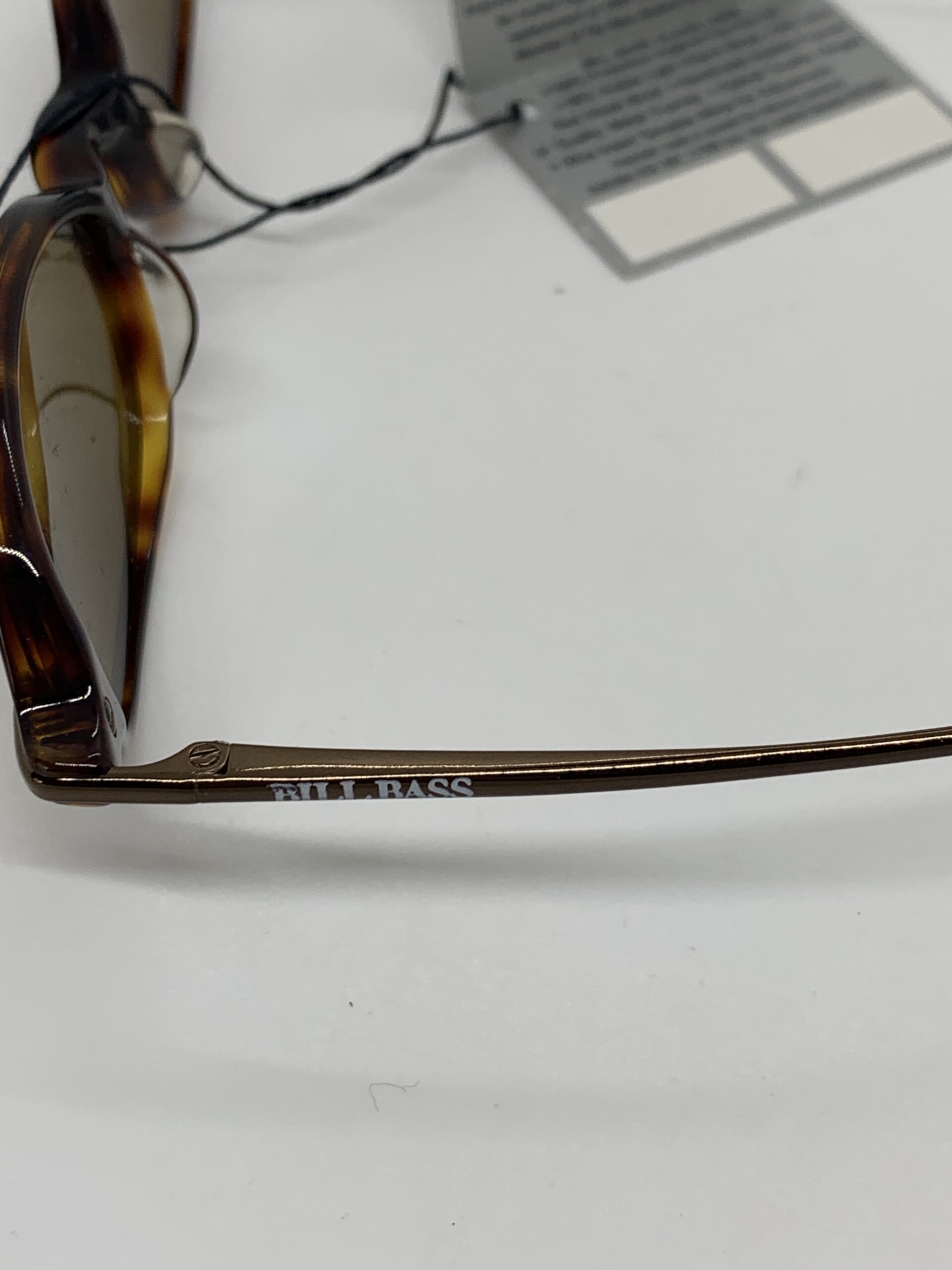 Bill Bass Sunglasses UV in Case with Tags - Tortoise Shell #2 - Vintage ...