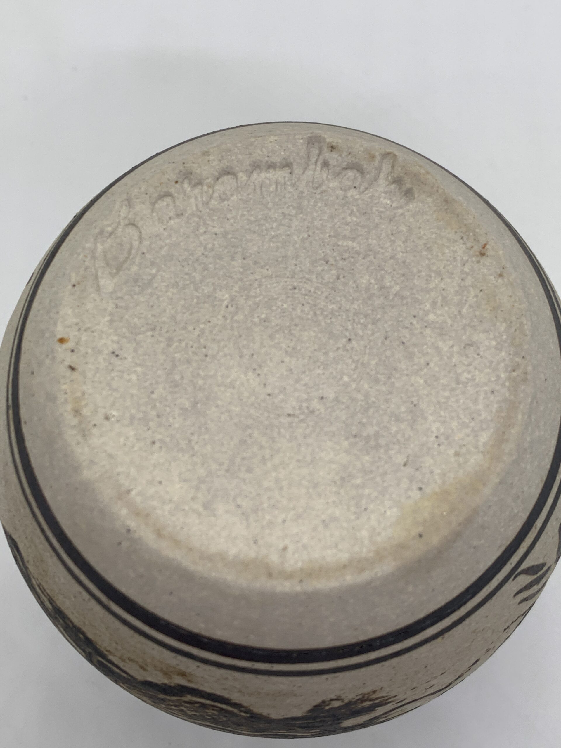 Vintage Barambah Australian Pottery Vase 10cm - Aboriginal Theme ...