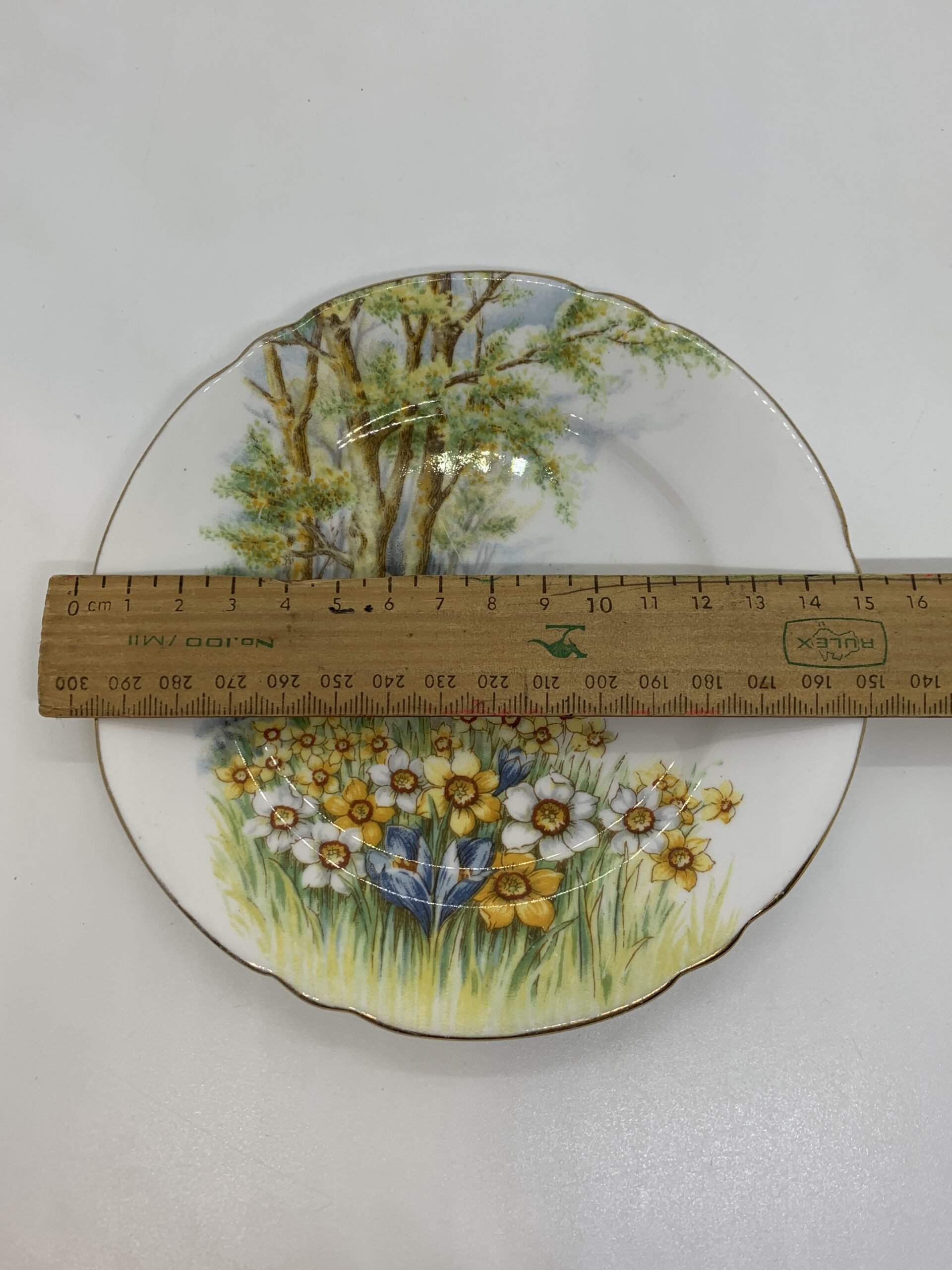 Shelley Daffodil Time Plate 15cm - Vintage Keepsakes