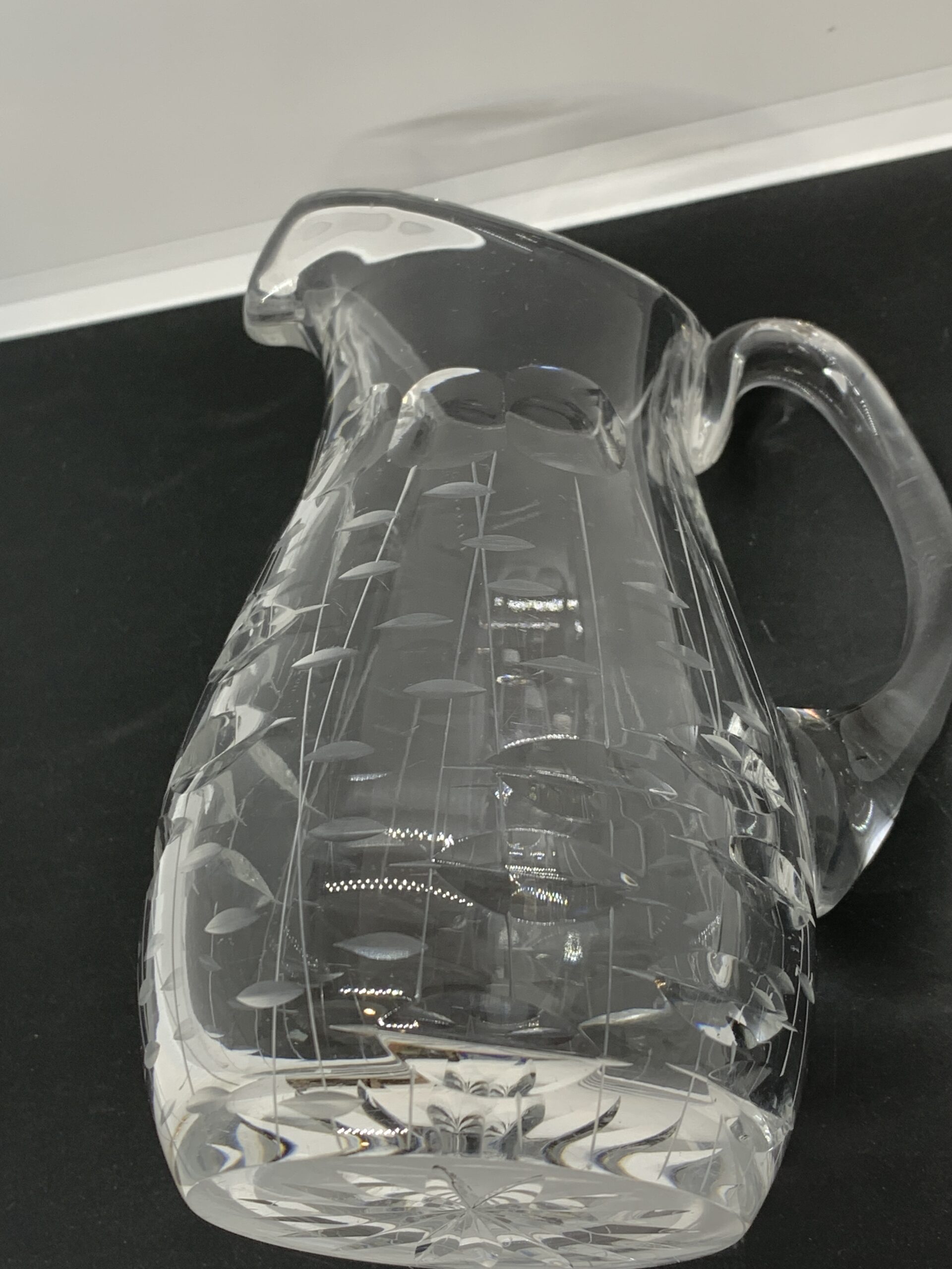 Crystal Jug 14cm high - Vintage Keepsakes