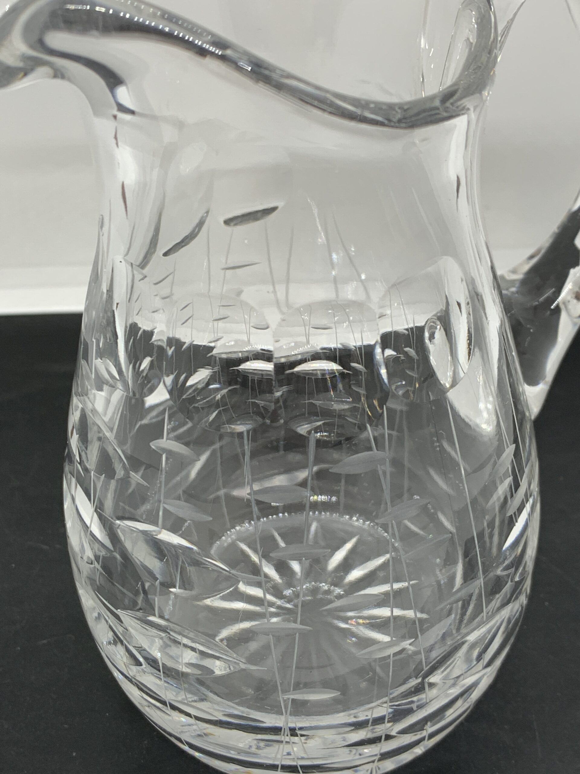 Crystal Jug 14cm high - Vintage Keepsakes