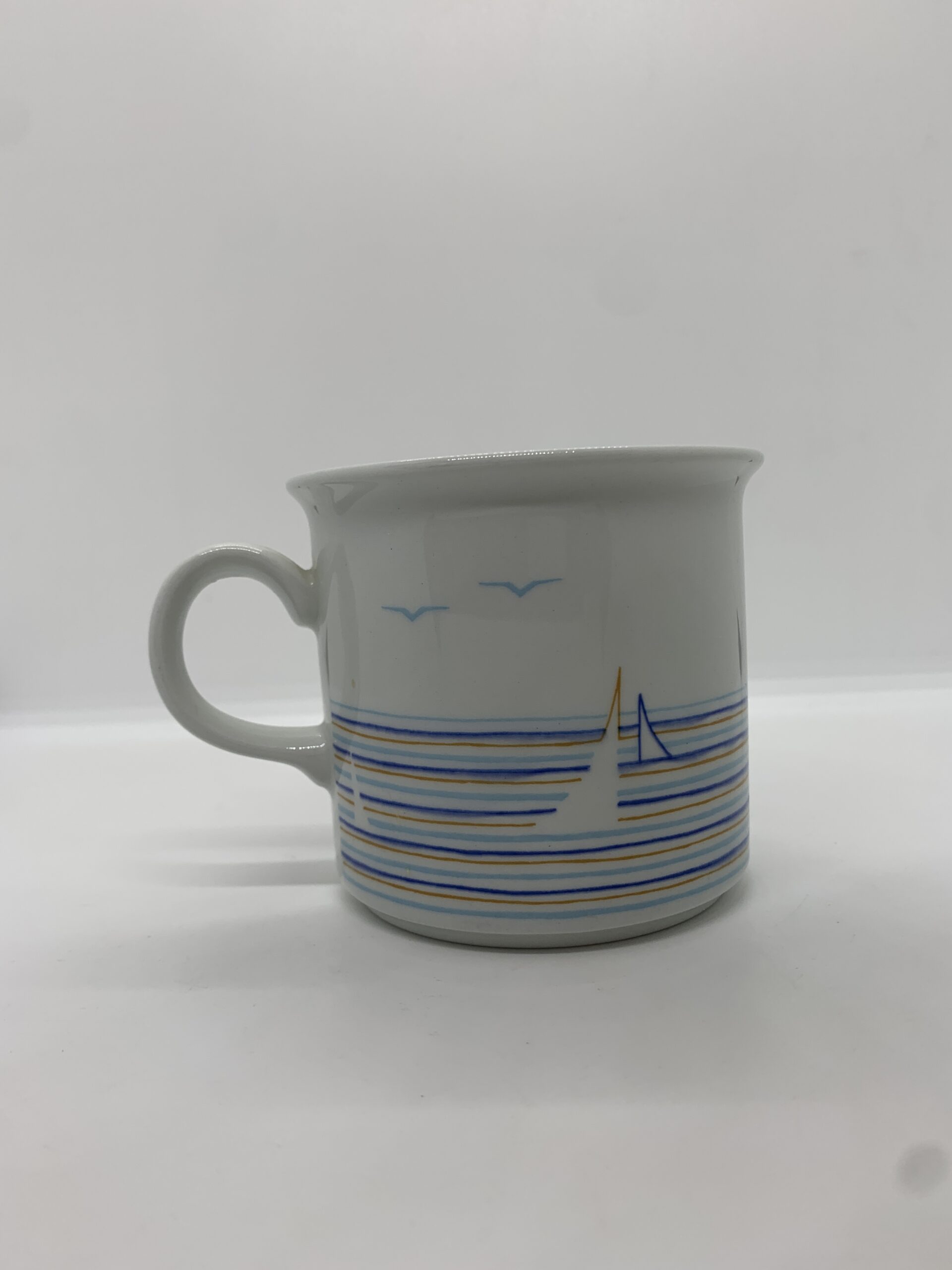 Figgjo Regatta Pattern Coffee Mug - Vintage Keepsakes