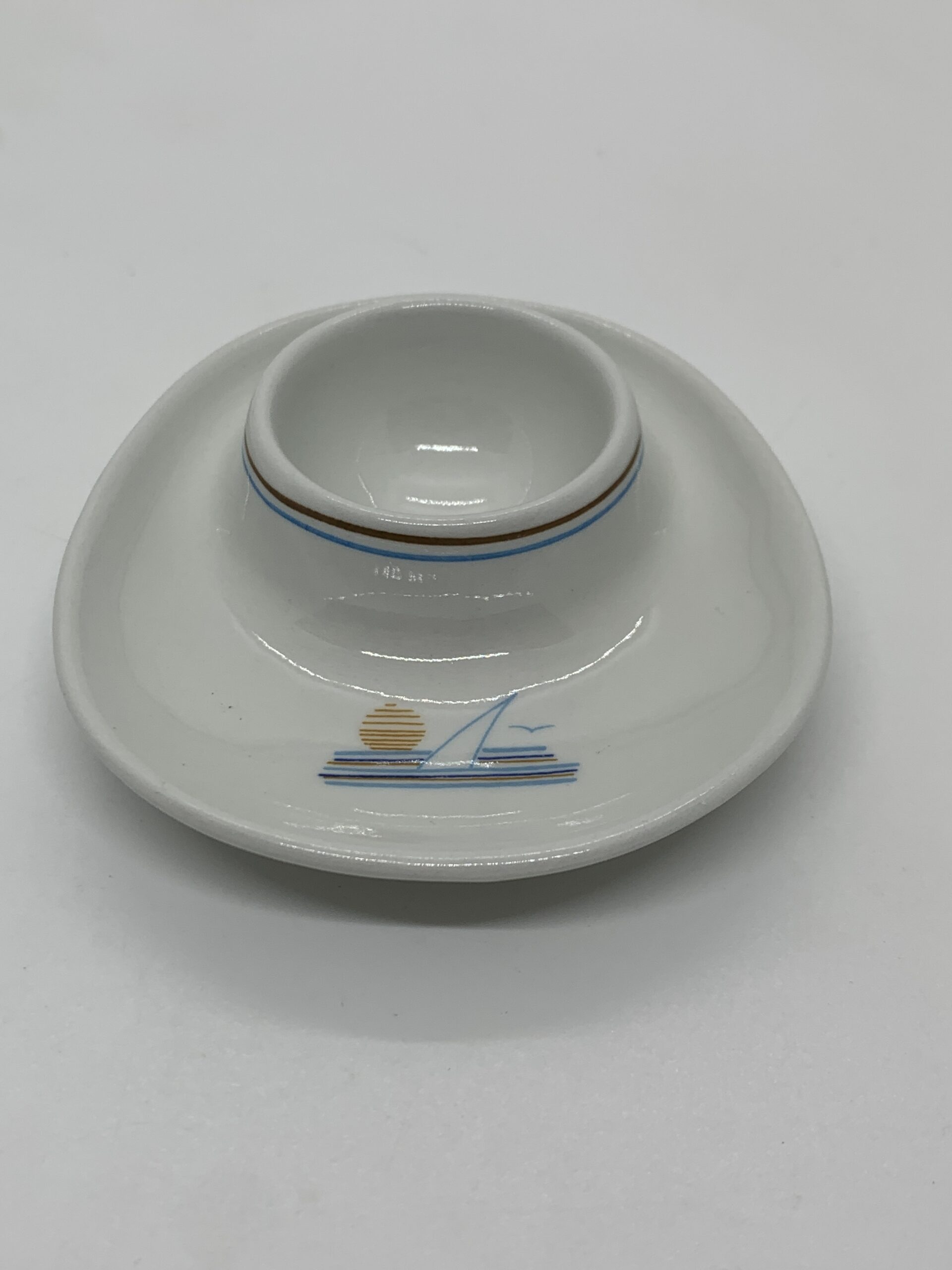 Figgjo Regatta Pattern Egg Cup - Vintage Keepsakes