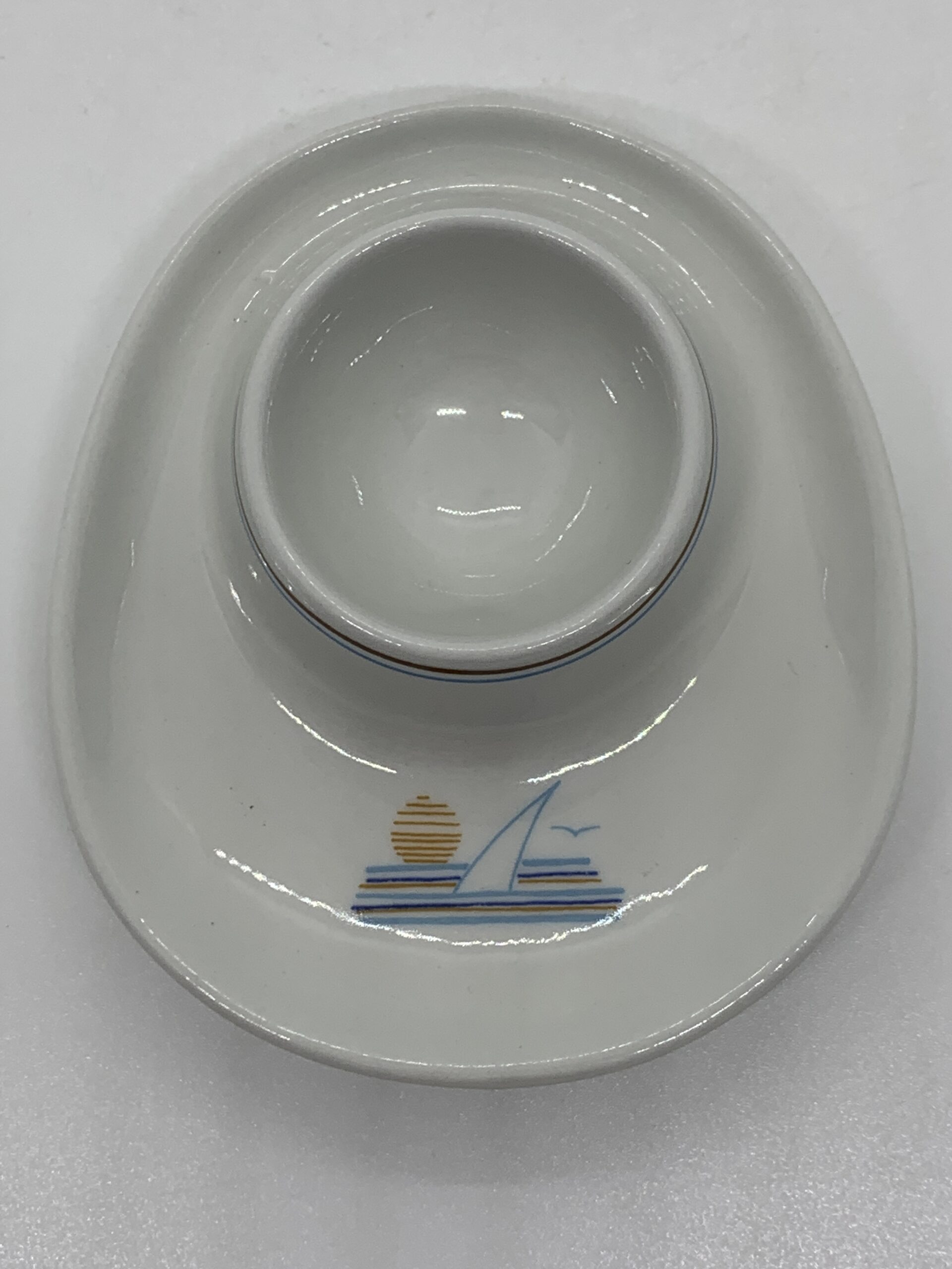 Figgjo Regatta Pattern Egg Cup - Vintage Keepsakes