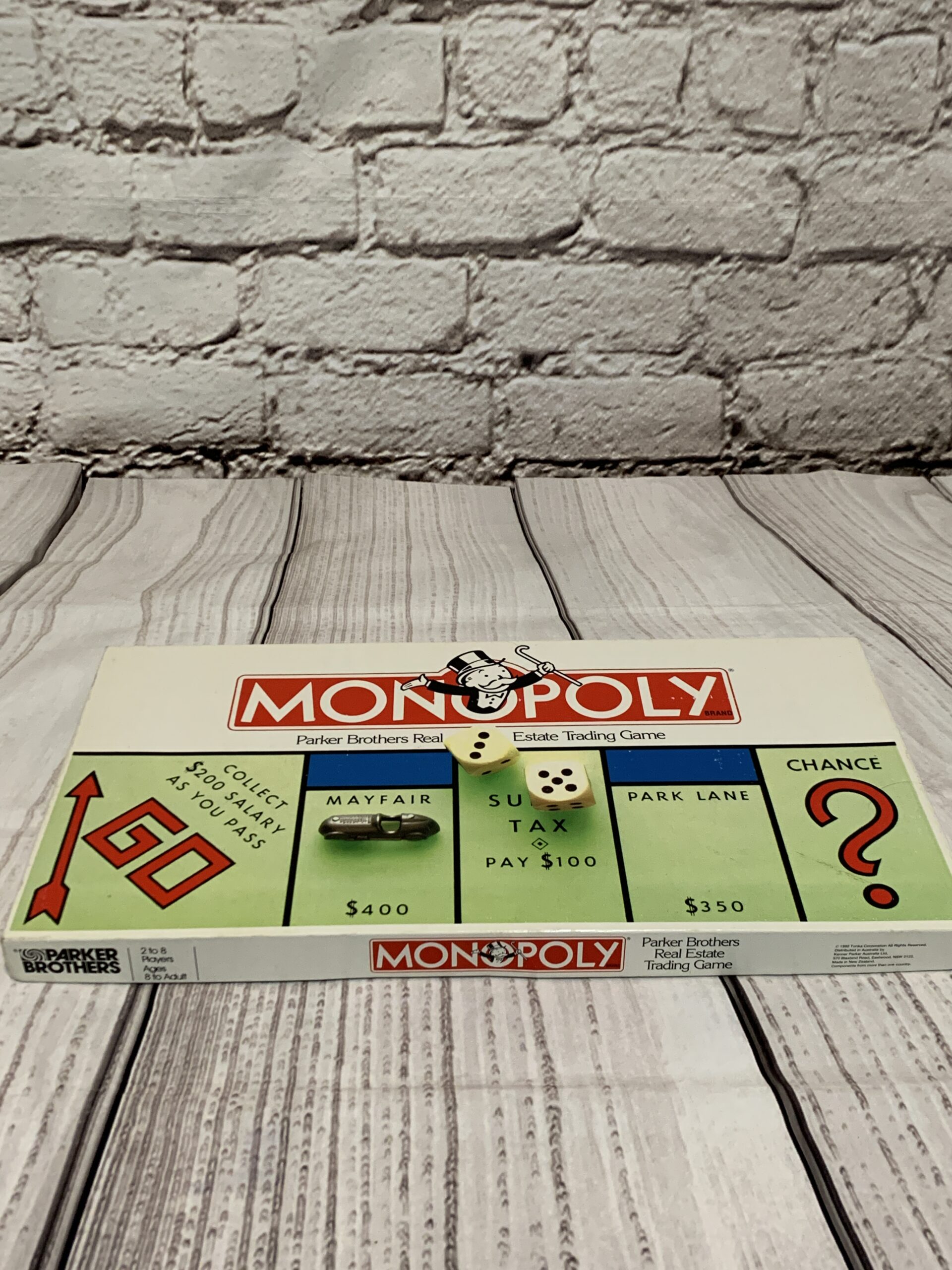Monopoly Game (metal pieces - no instructions, dice) - Vintage Keepsakes