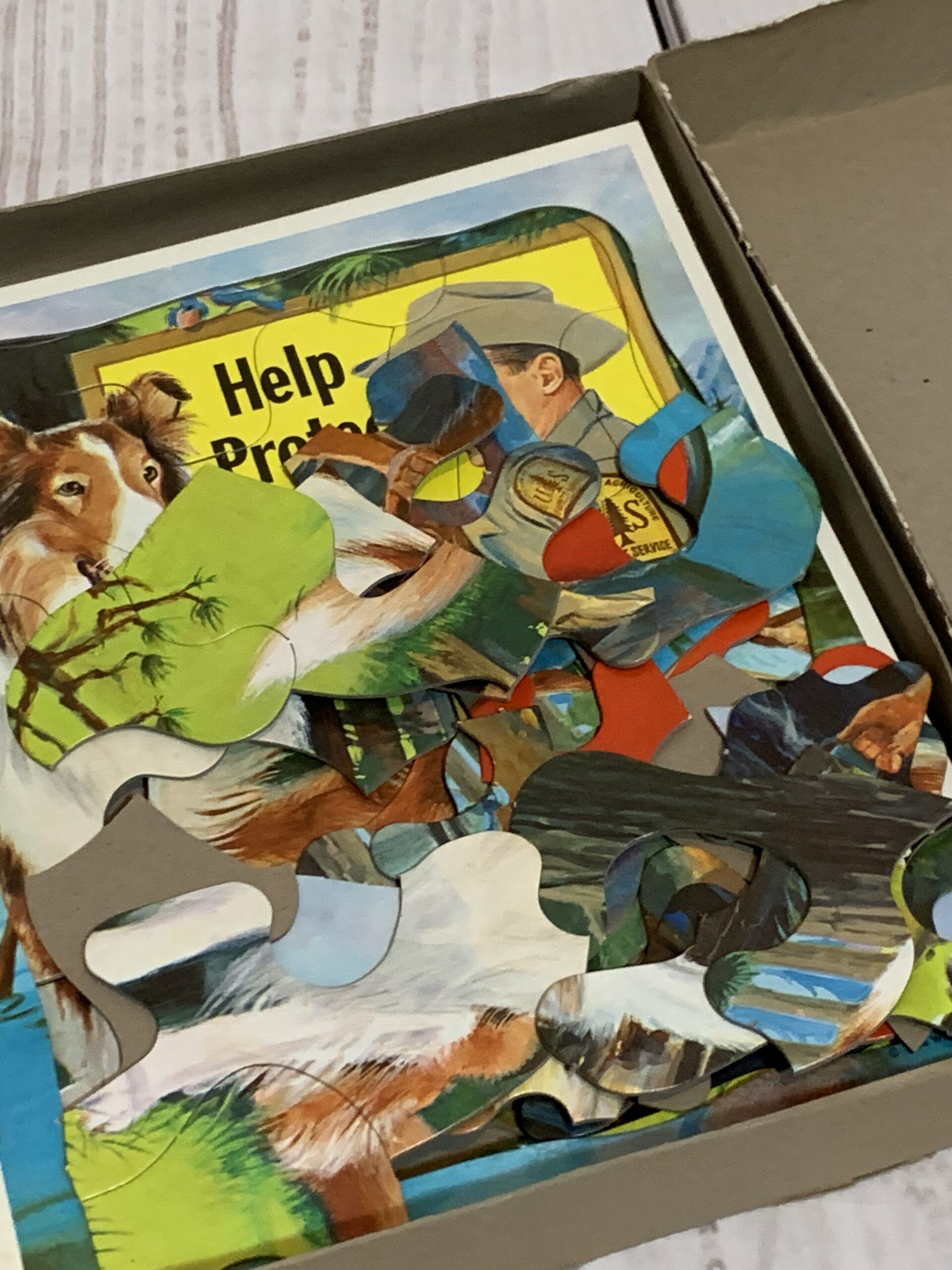 Lassies Jigsaw Set (Complete) - Vintage Keepsakes