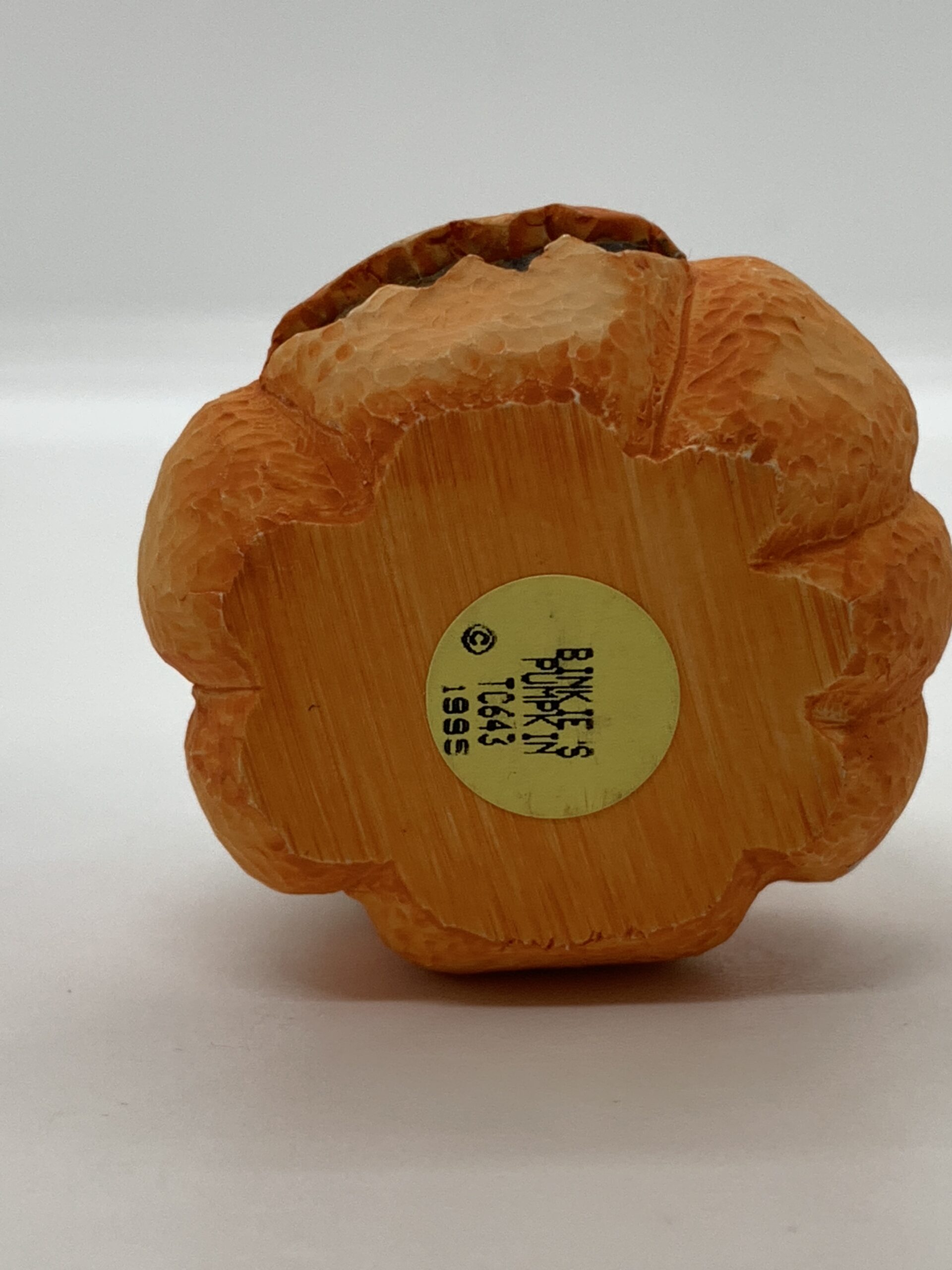 1990s Binkies Pumpkin Bear 4cm - Vintage Keepsakes
