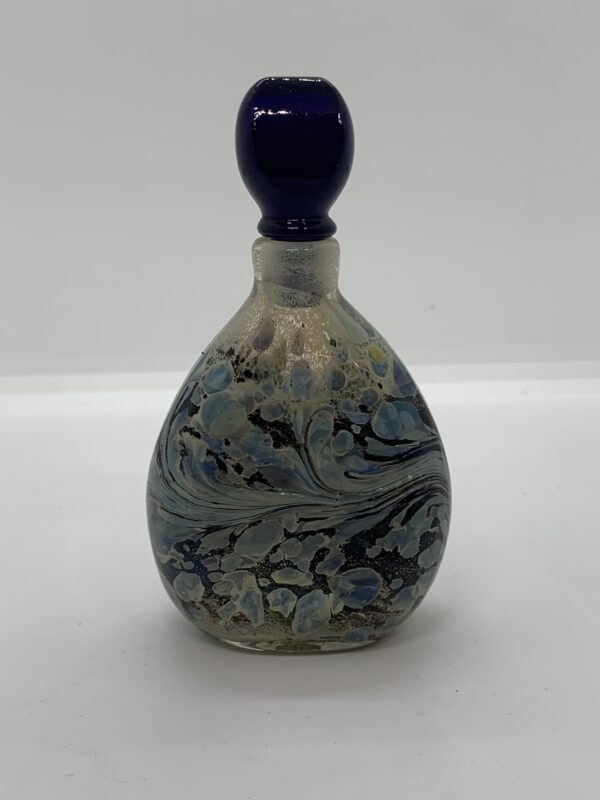 Richard Clements Art Glass Perfume Bottle 10cm - Vintage Keepsakes