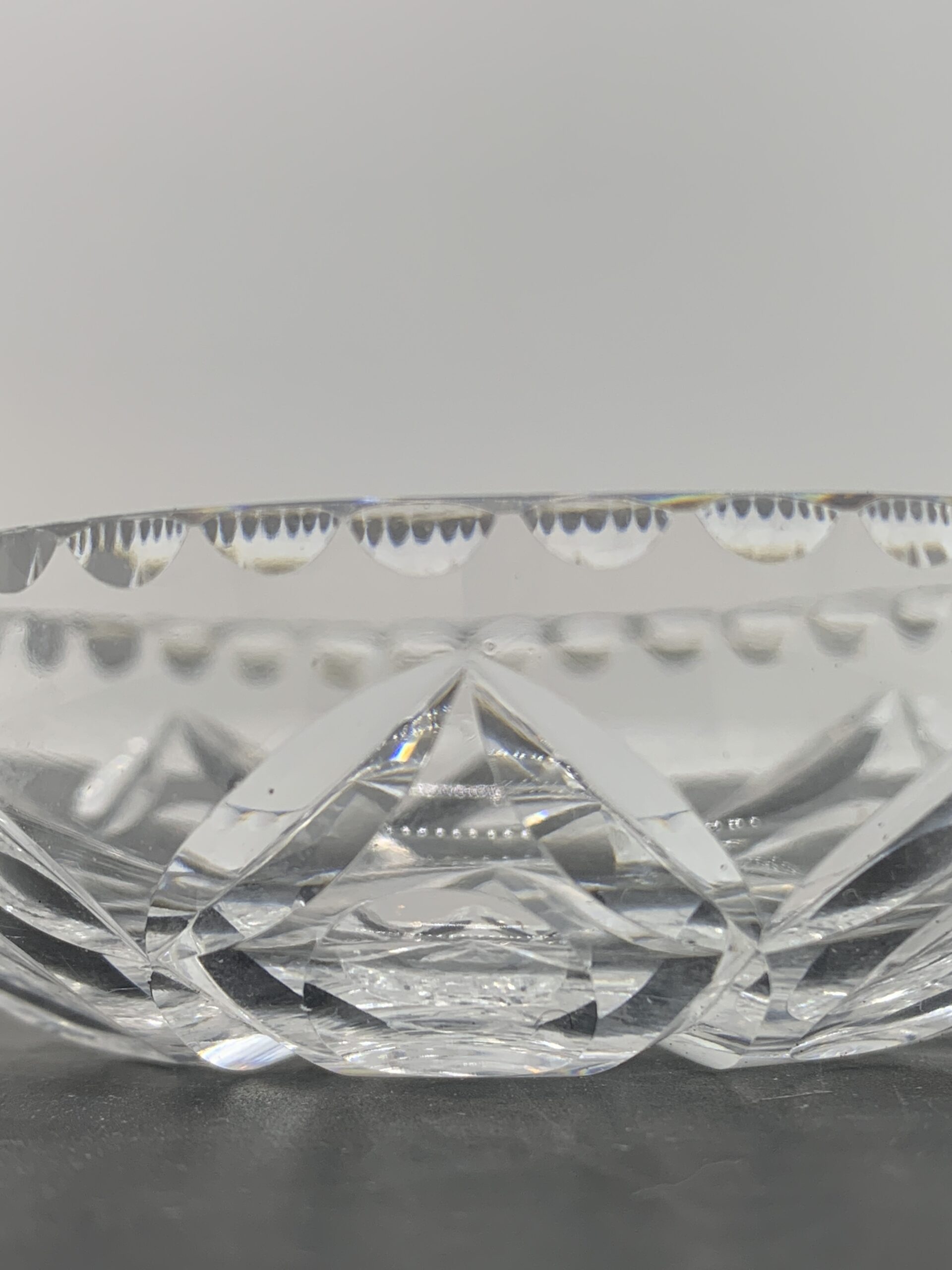 Small Edinburgh Crystal Dish 7cm - Vintage Keepsakes