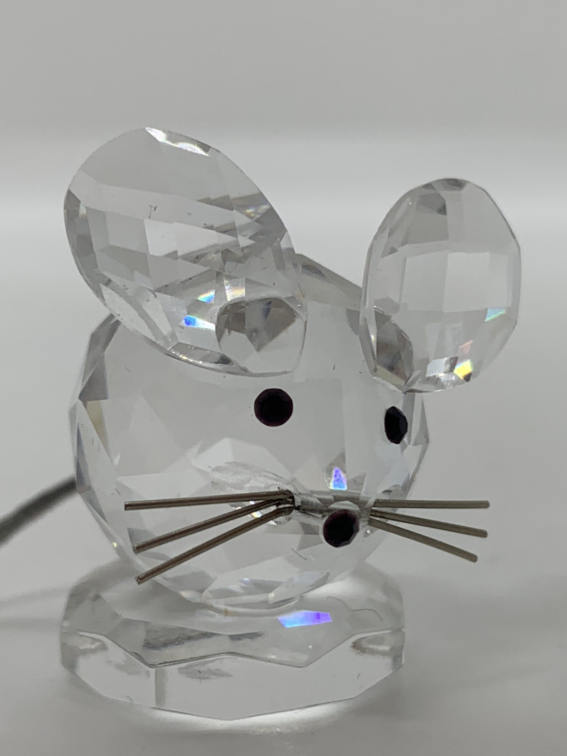 Swarovski Mouse on Base 3cm - Vintage Keepsakes