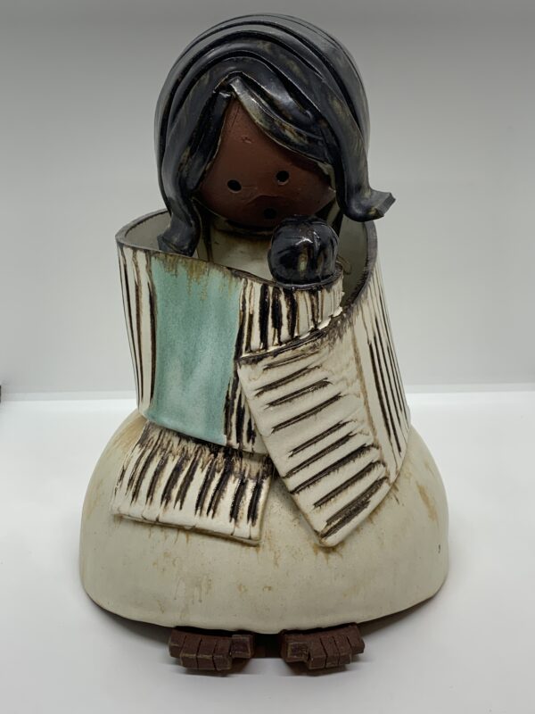 Elisa Spanish Pottery Mother with Baby 27cm high (stamped on base ...