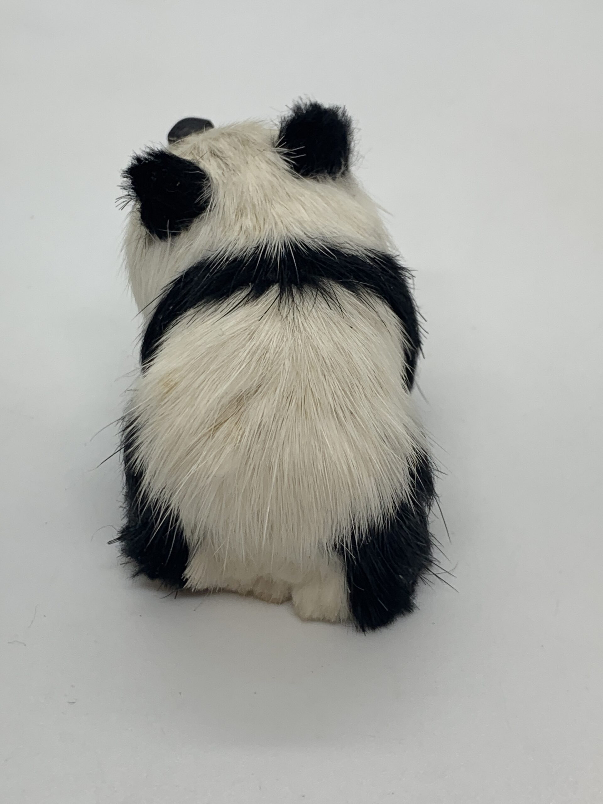 Vintage Furry Resin Panda 4cm - Vintage Keepsakes