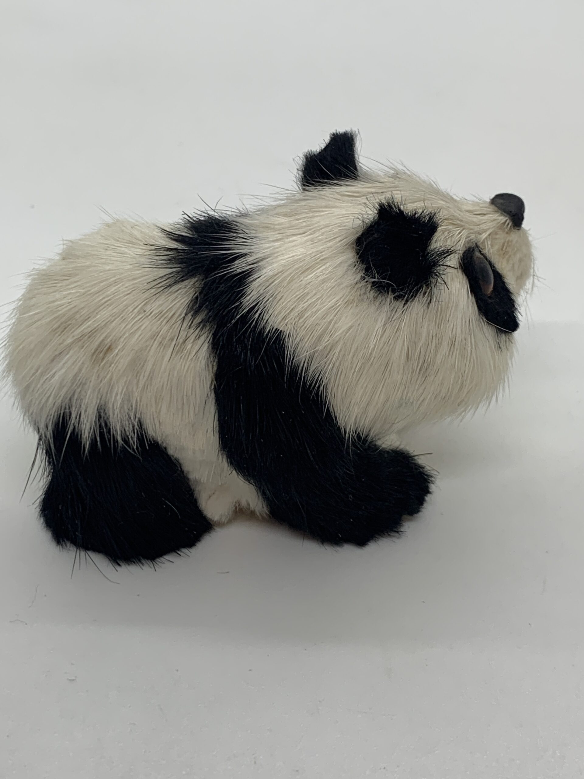 Vintage Furry Resin Panda 4cm - Vintage Keepsakes