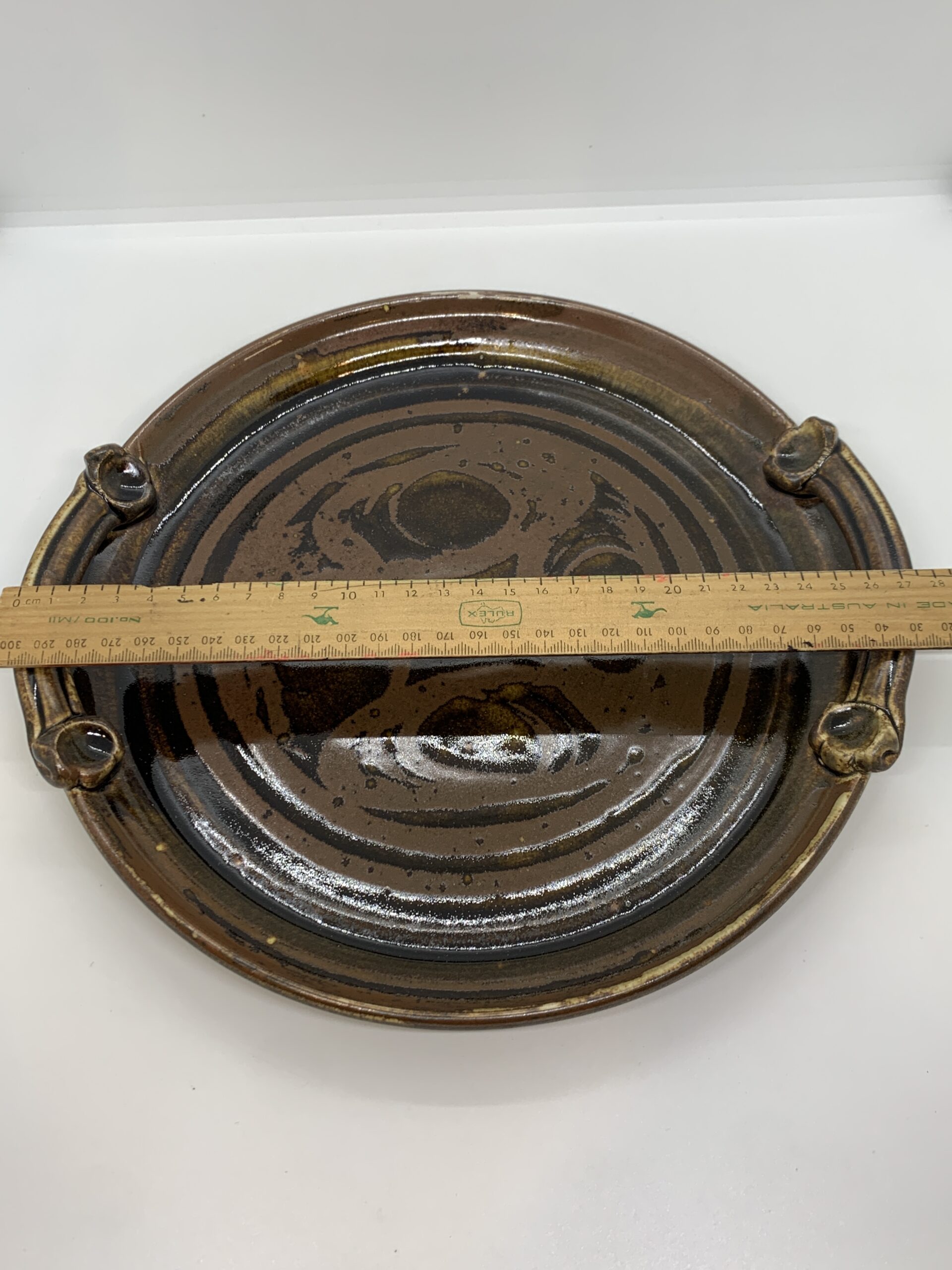Eldorado Pottery Howard Phillips Handled Australian Pottery Platter ...