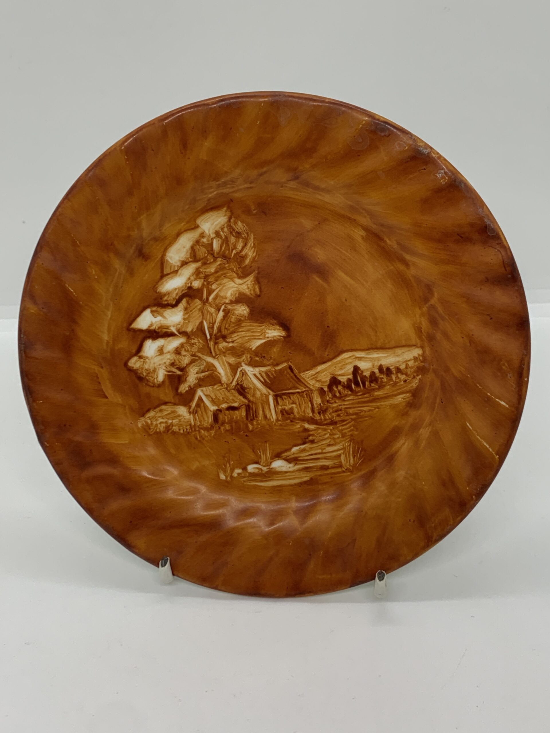 Johnson of Australia Outback Scene Painted Plate 15cm - Vintage Keepsakes
