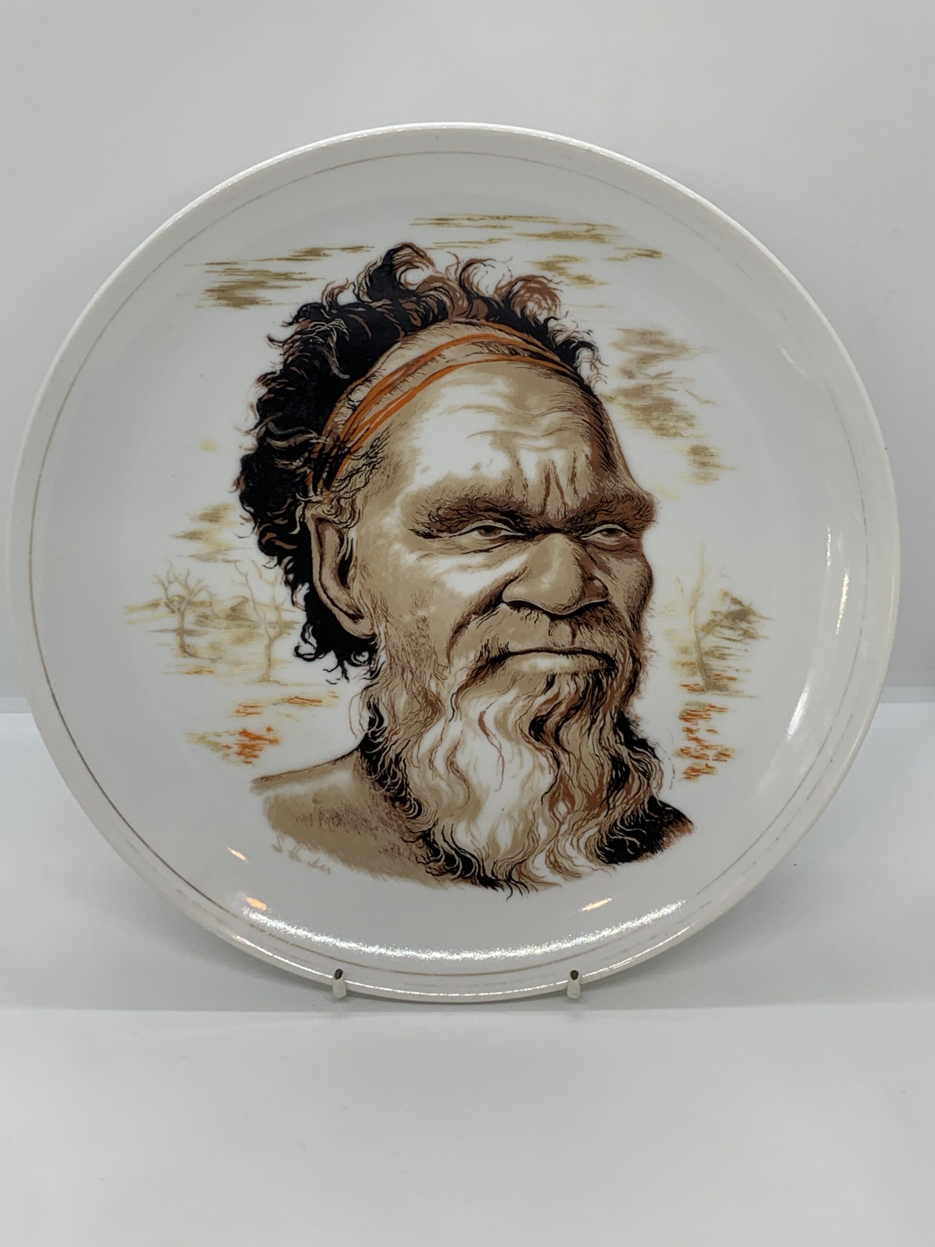Aboriginal Design Rembrandt Fine China - Baiame - 26cm Plate - Vintage ...