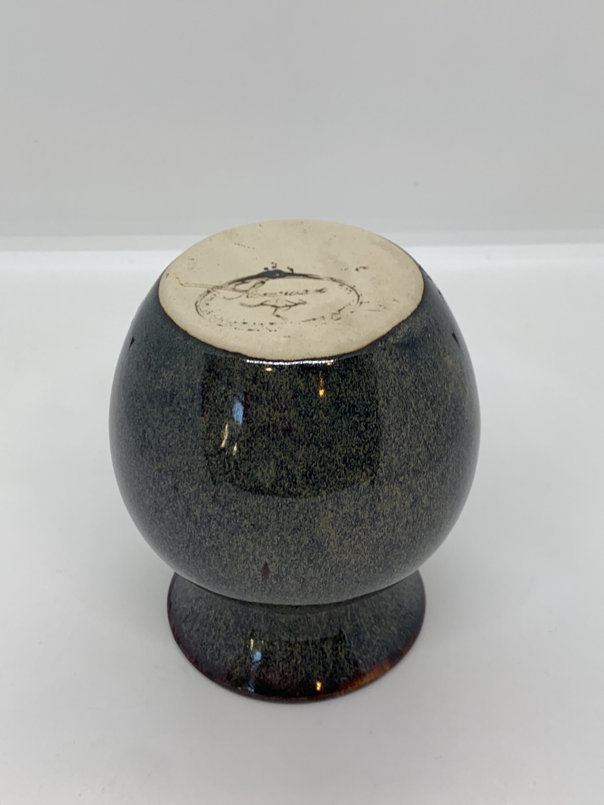 Australian Pottery Vase with Kangaroo Ink Stamp on base 10cm - Vintage ...