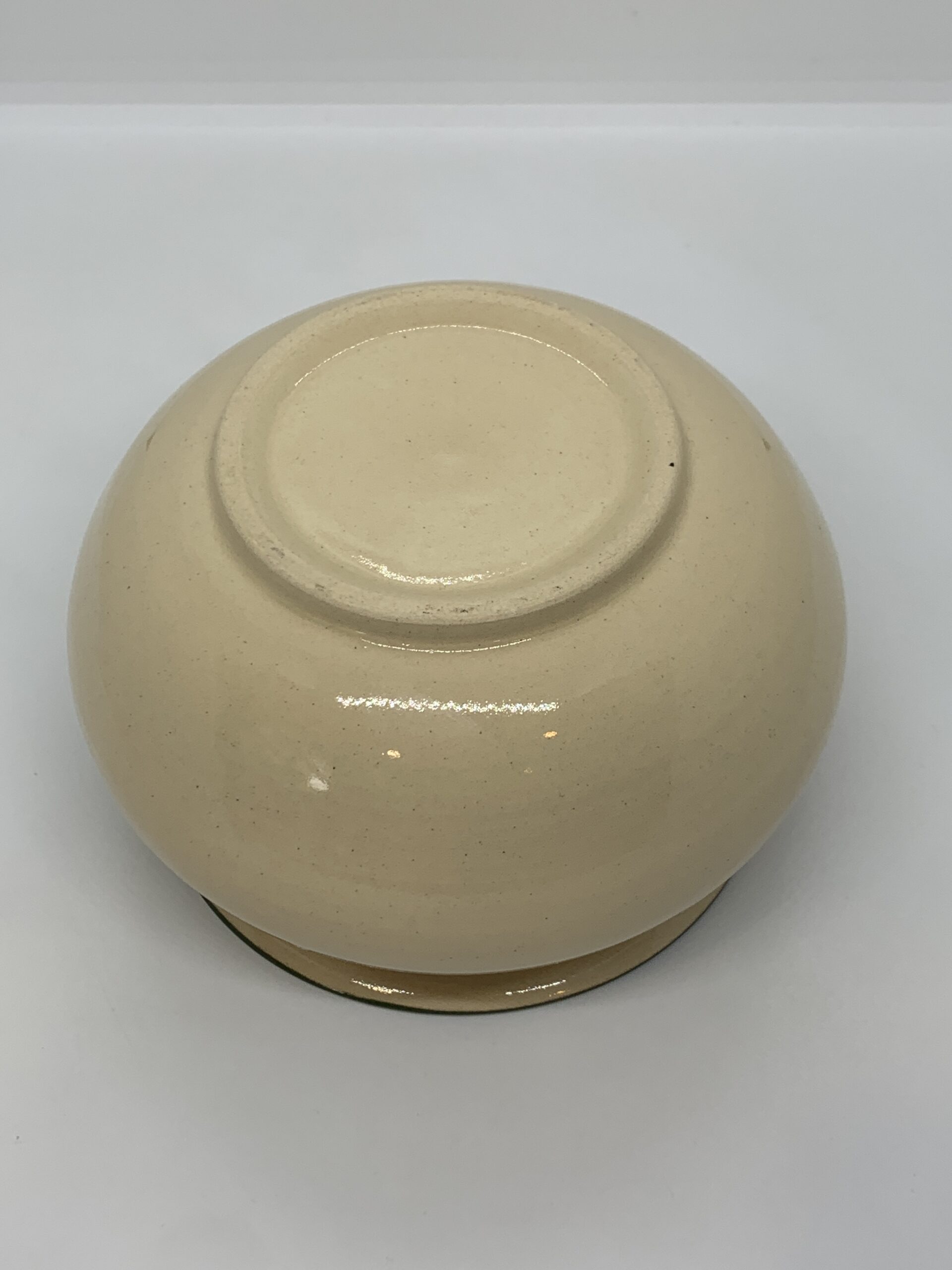 Glaze Studio Pottery Wide Vase 14cm wide - Vintage Keepsakes