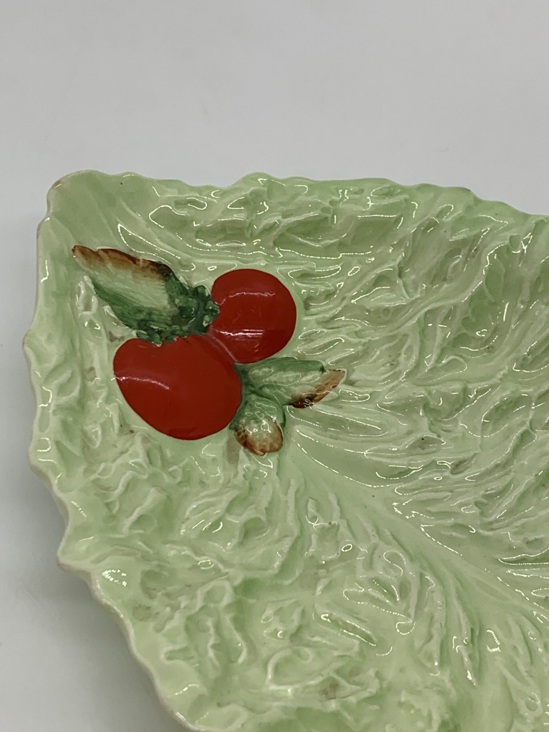 Vintage Carltonware Cabbage Leaf Plate 23cm long - Vintage Keepsakes
