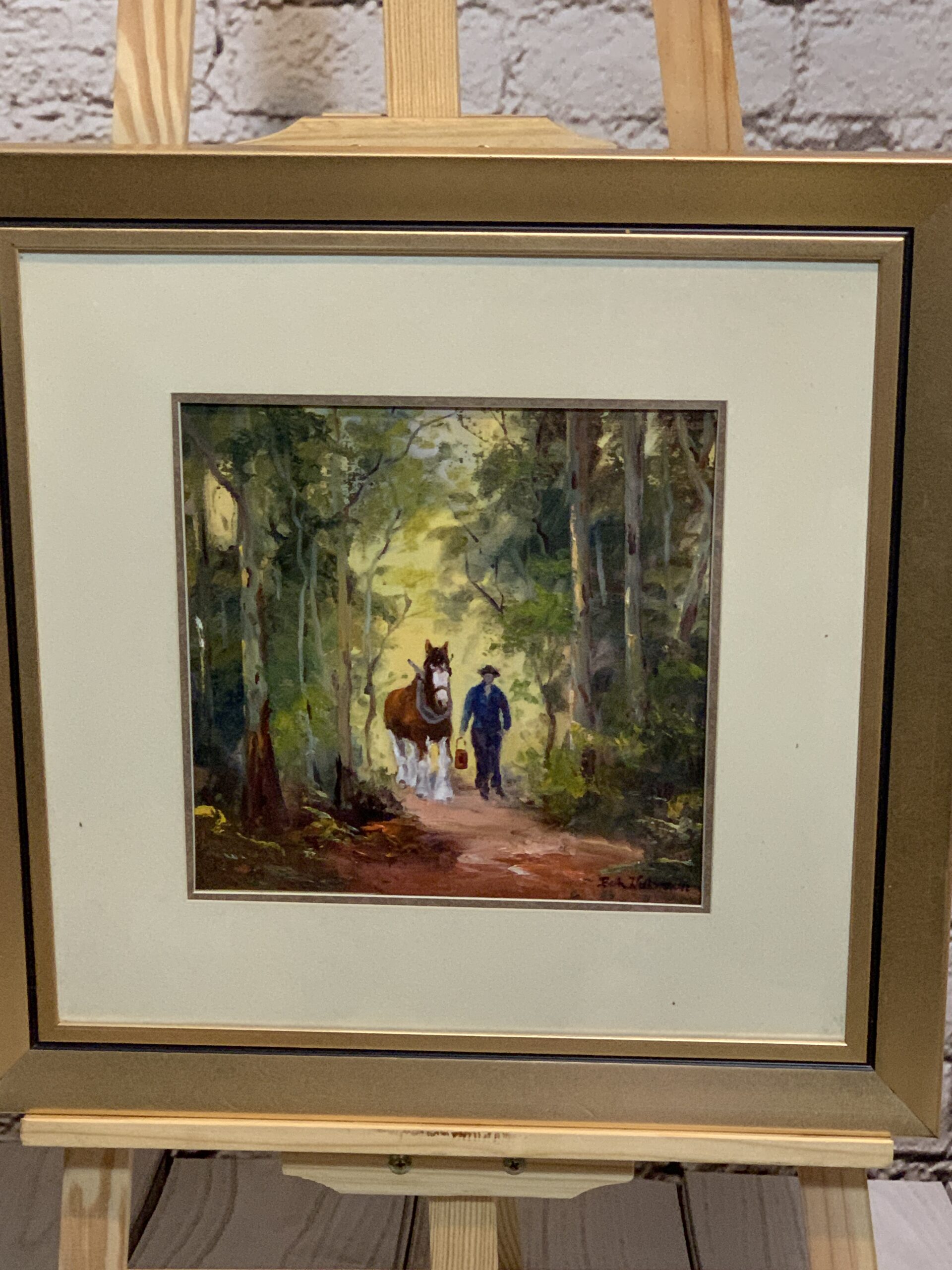 Beth Wilkinson Oil Painting - Old Time Wood Days - Near Heywood - 2008 ...