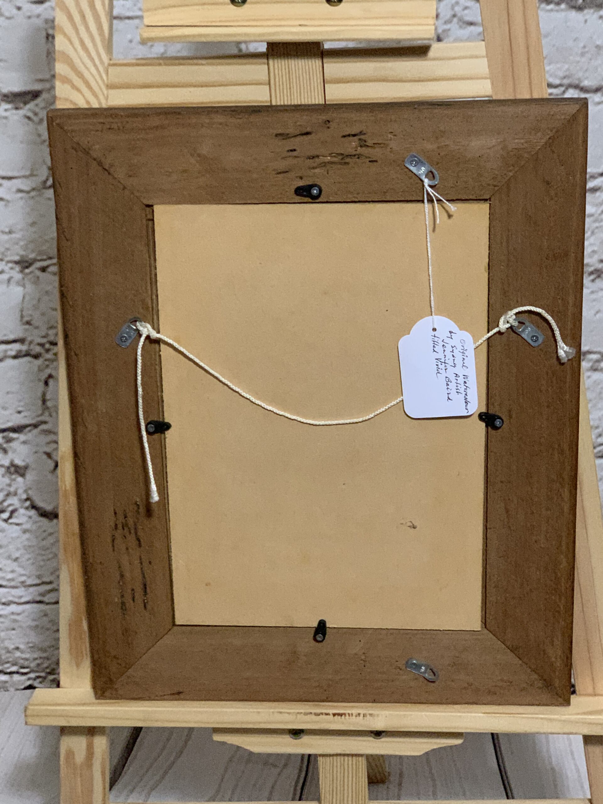 Jennifer Baird Original 1995 Painting - Vivid - 43x35cm - Vintage Keepsakes