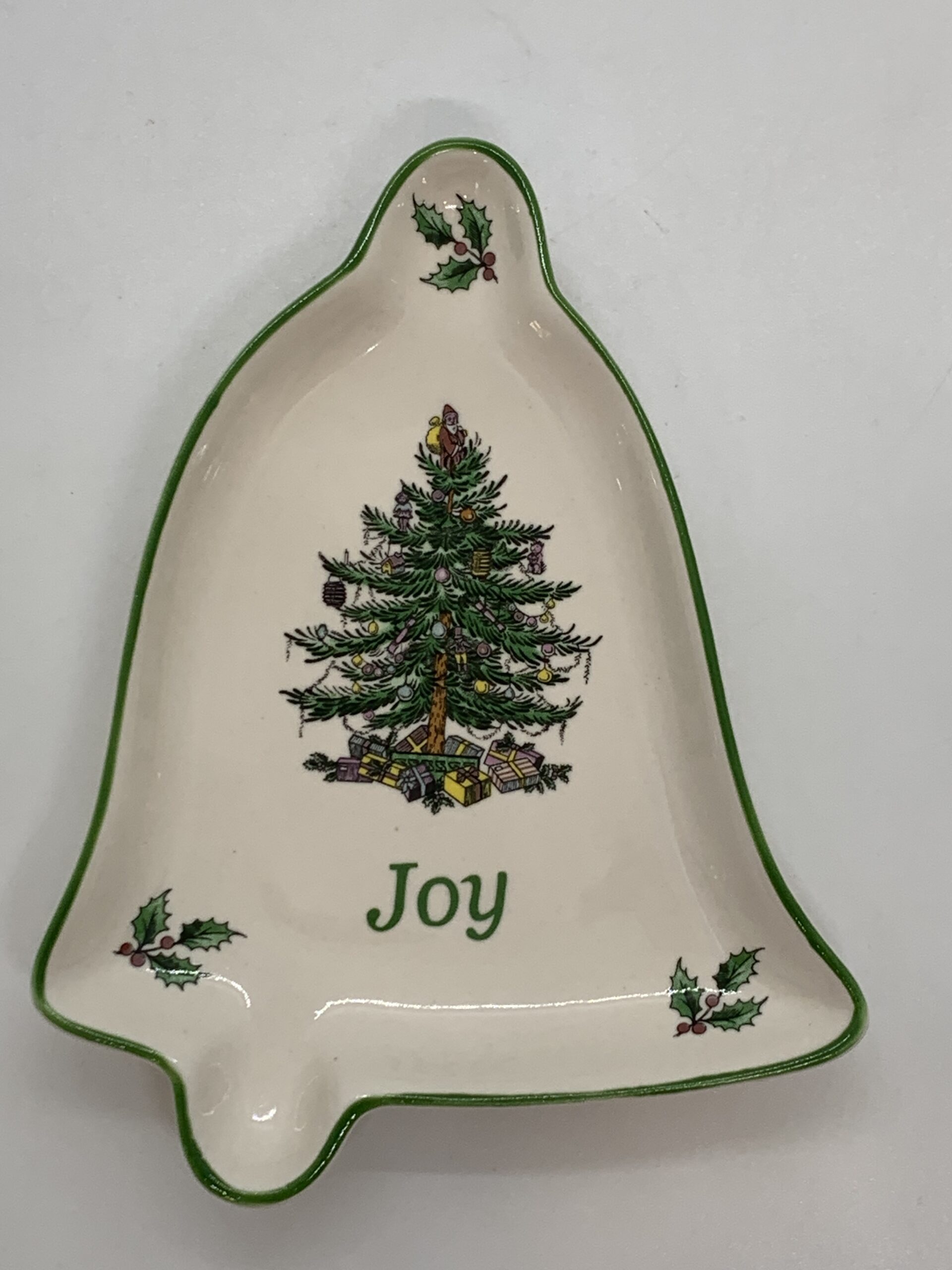 Spode Christmas Tree - Joy - Tray 12cm - Vintage Keepsakes