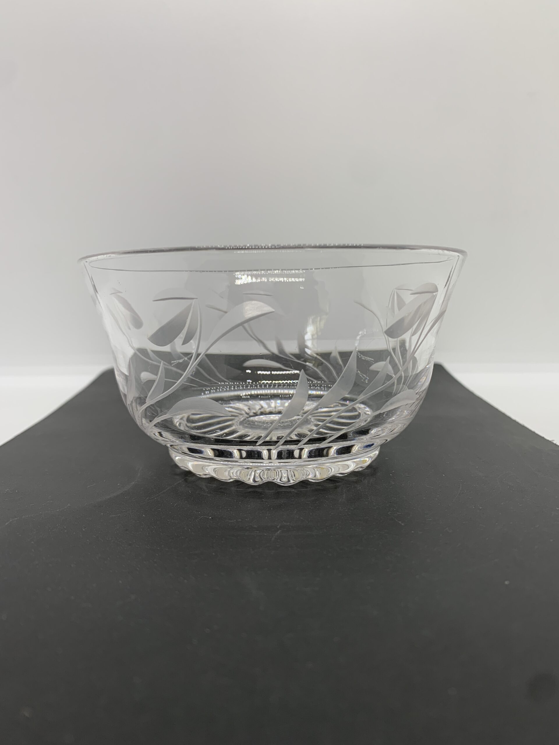 Stuart Crystal Dish 11cm wide - Vintage Keepsakes