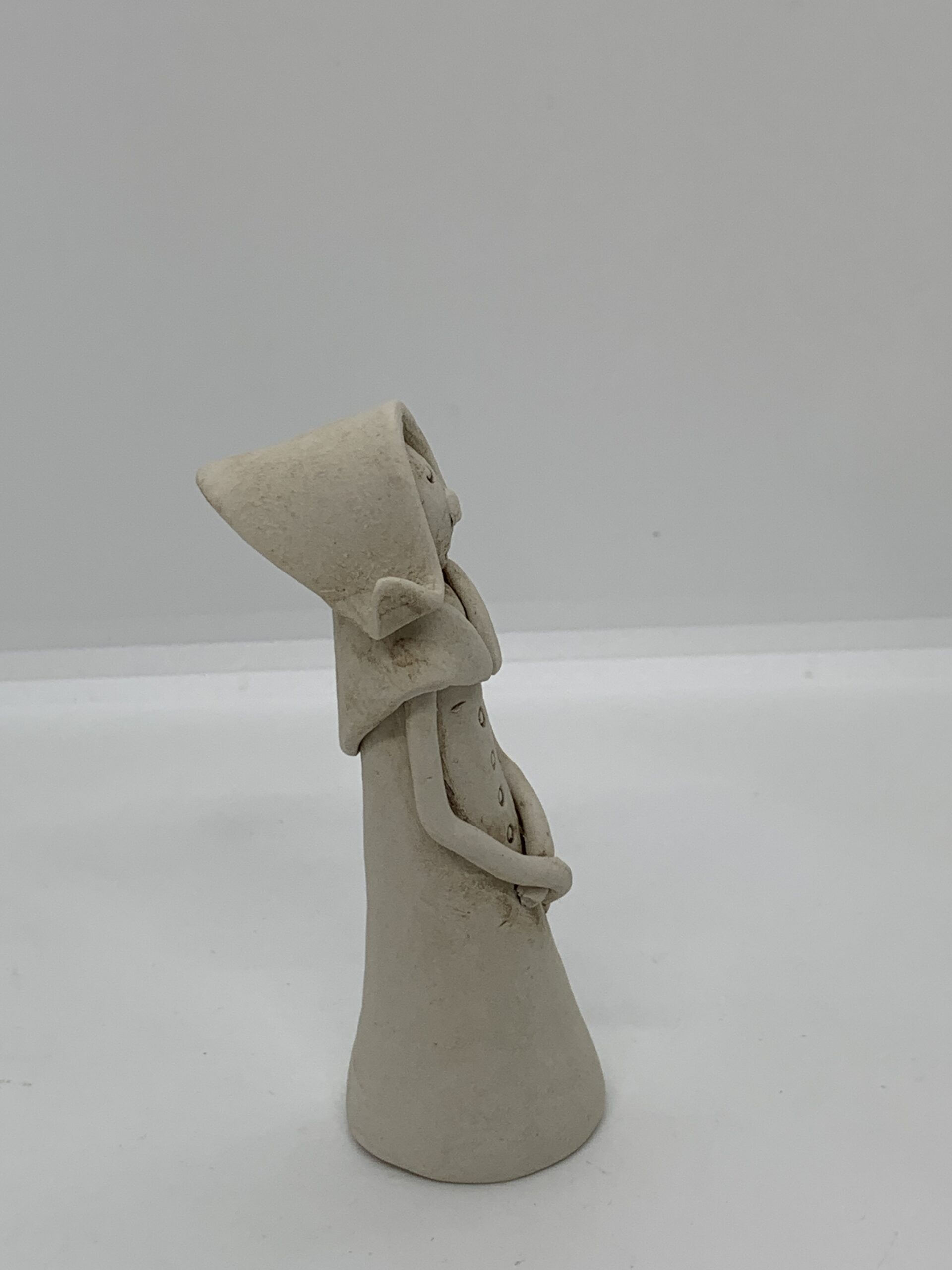 Small Pottery Nun stamped Rawling on base 10.5cm - Vintage Keepsakes