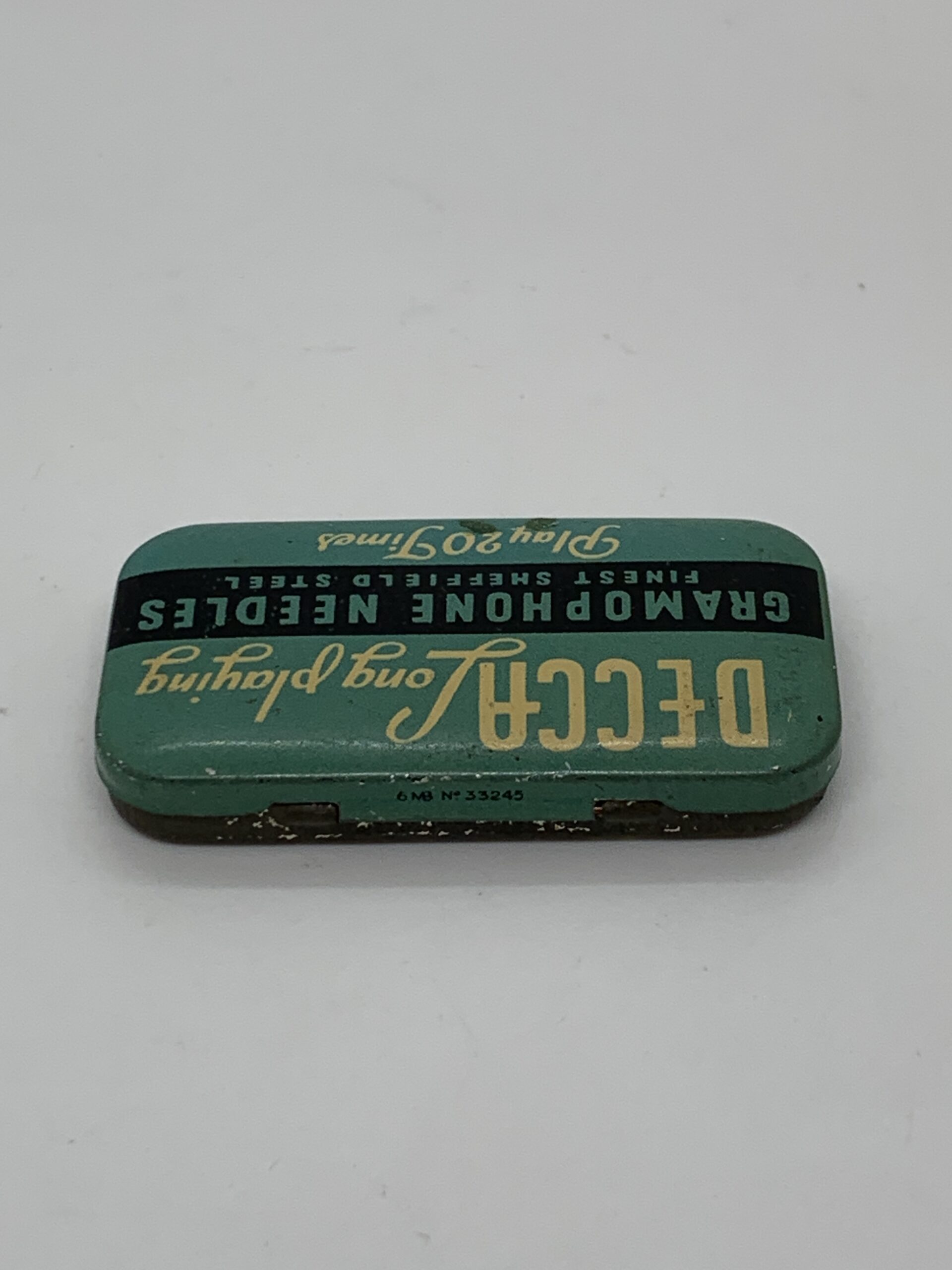 Decca Gramphone Needle Container with Two Needles - Vintage Keepsakes