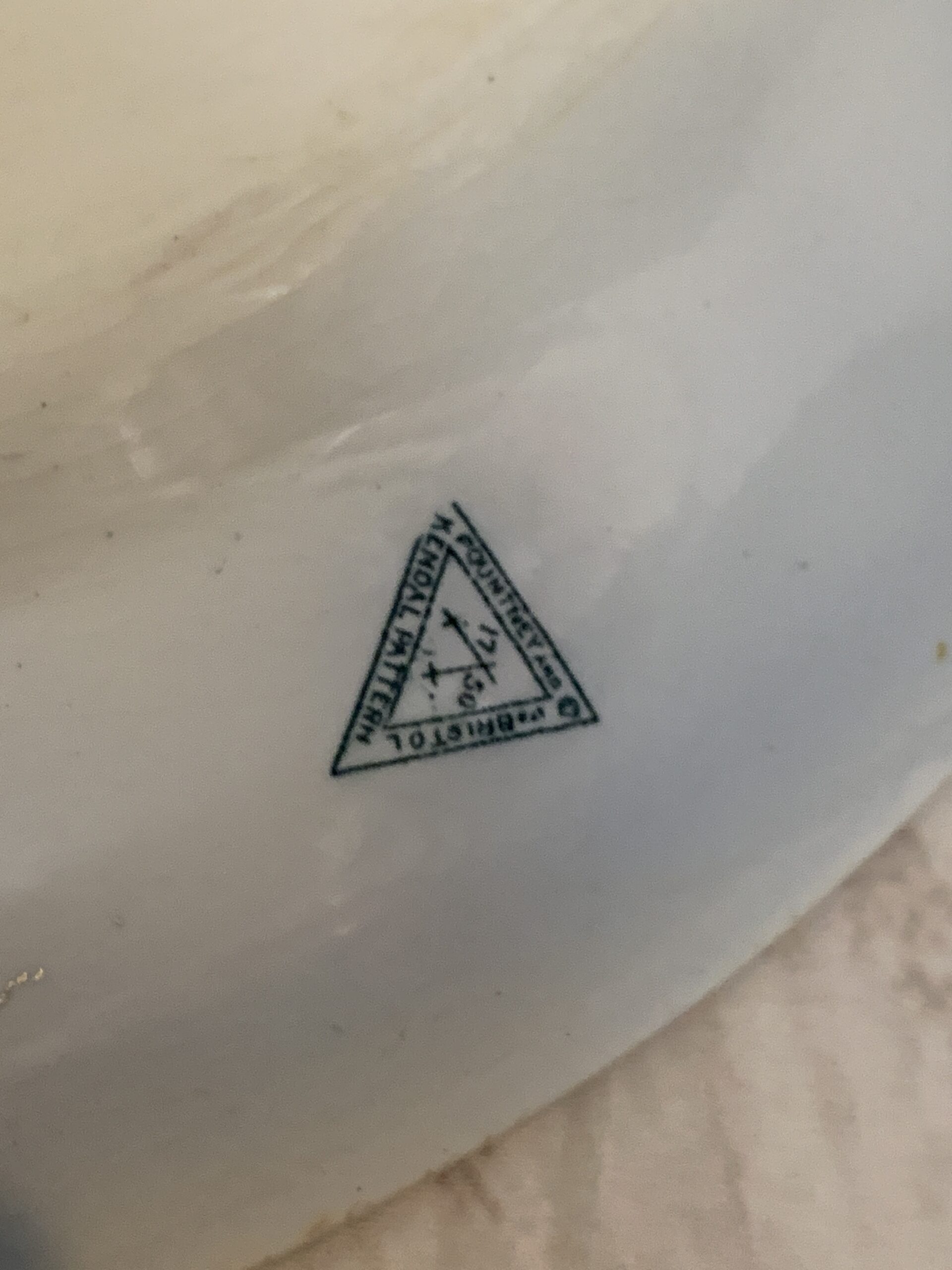 Vintage Kendall Pattern Oval Ceramic Platter 45cm (as pictured ...