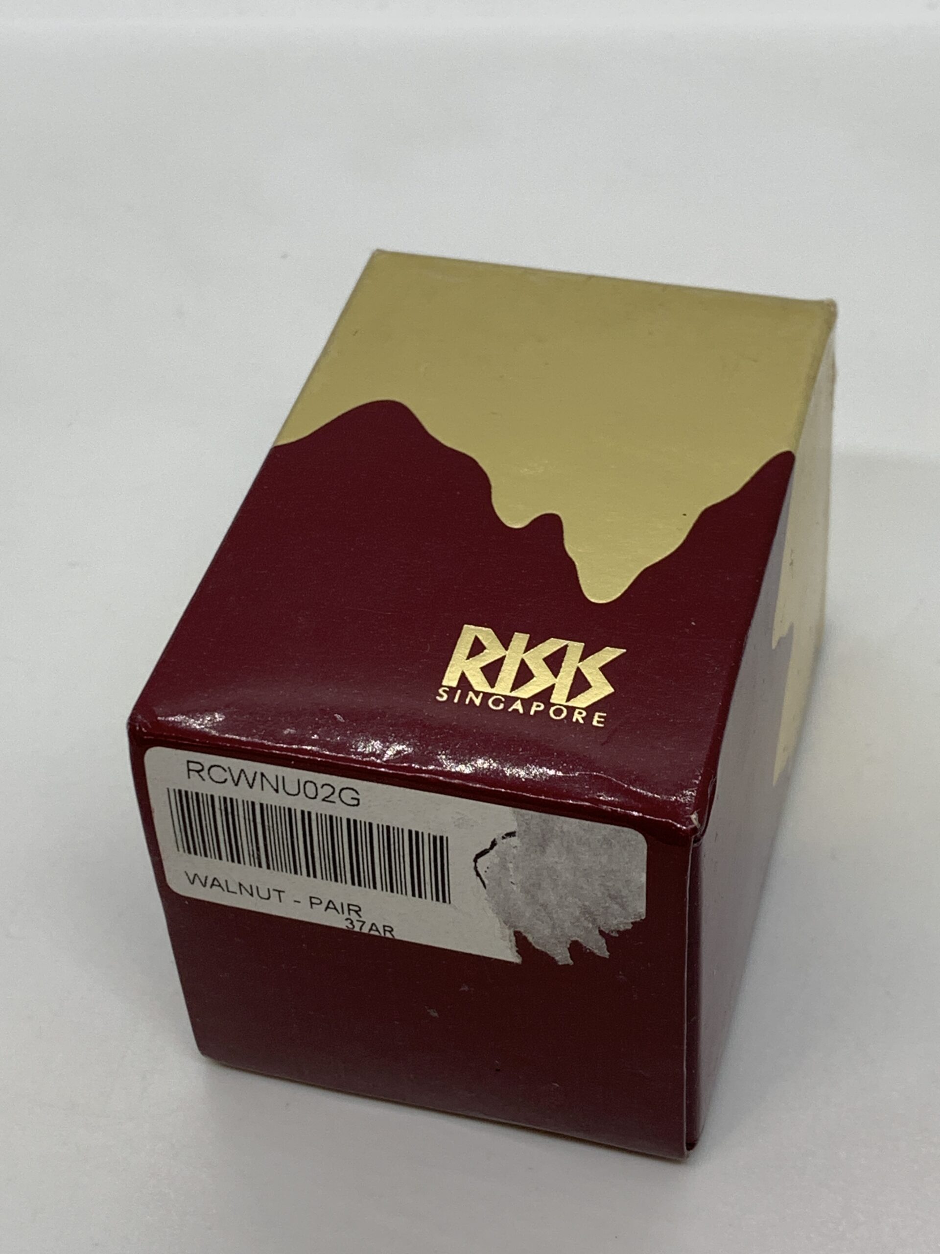 Risis Singapore Boxed Gold Plated Stress Reliever Walnuts - Vintage ...