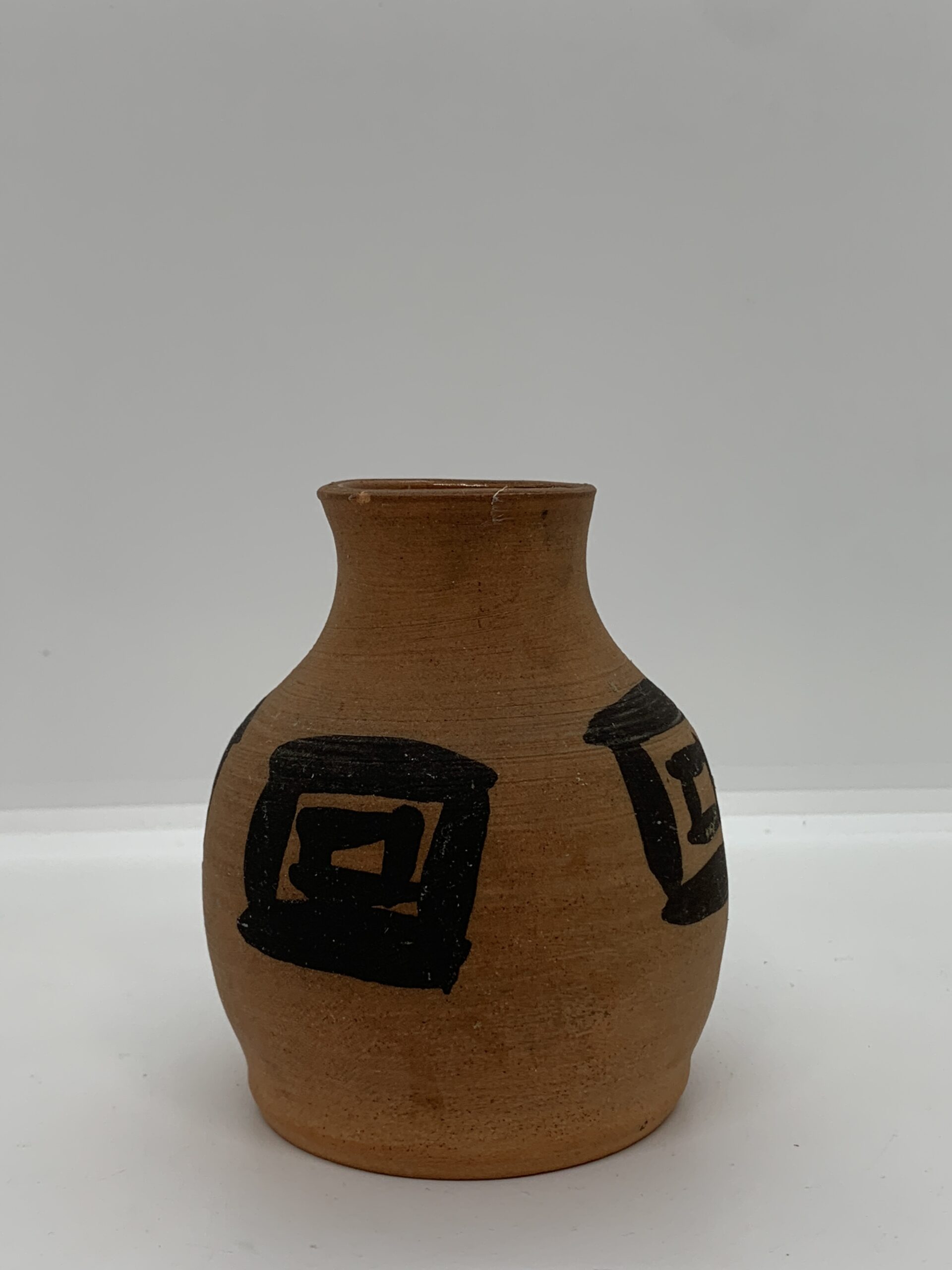 Small Patricia Ware Mornington Pottery Terracotta Vase 10cm - Vintage ...