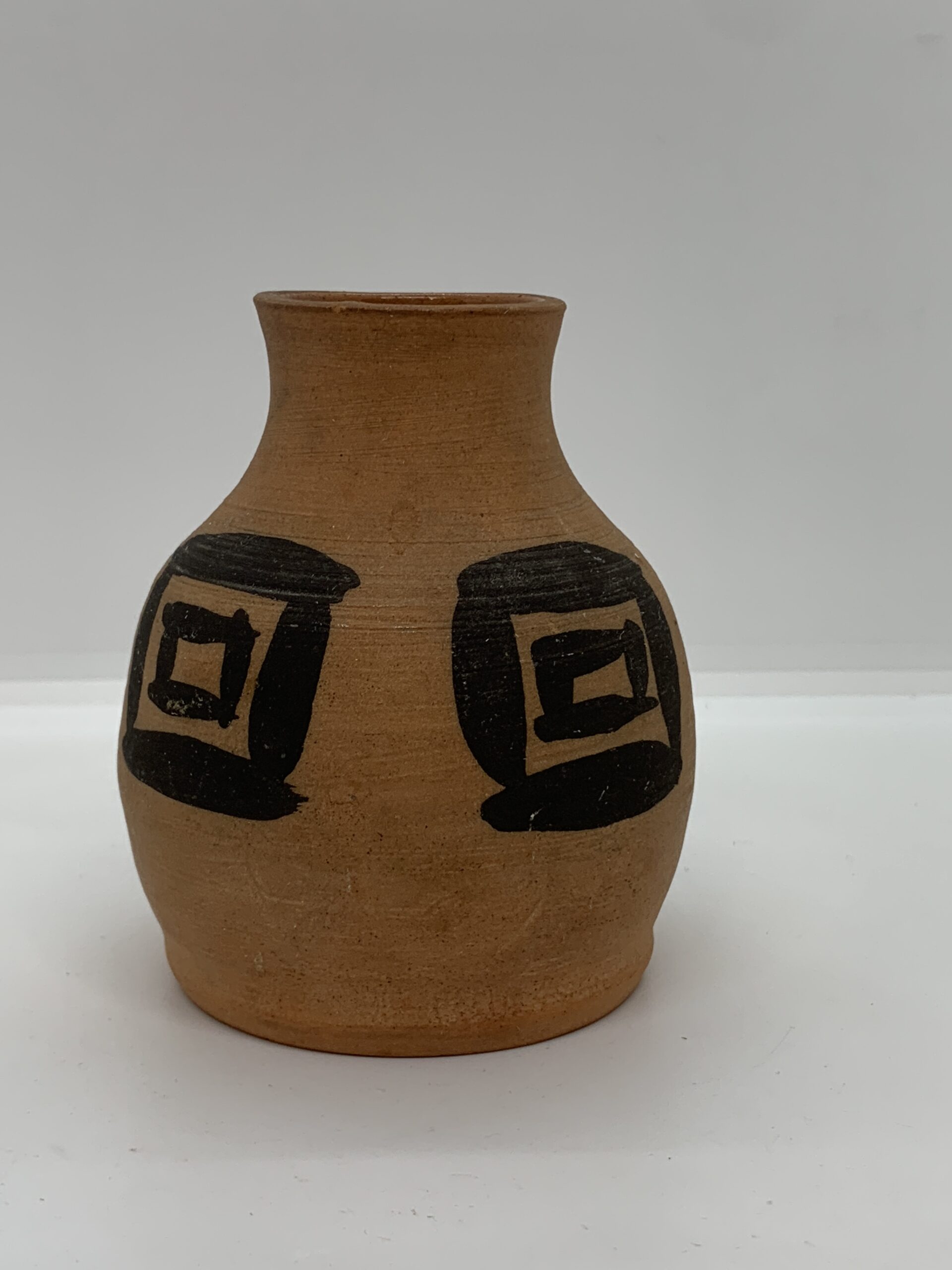 Small Patricia Ware Mornington Pottery Terracotta Vase 10cm - Vintage ...
