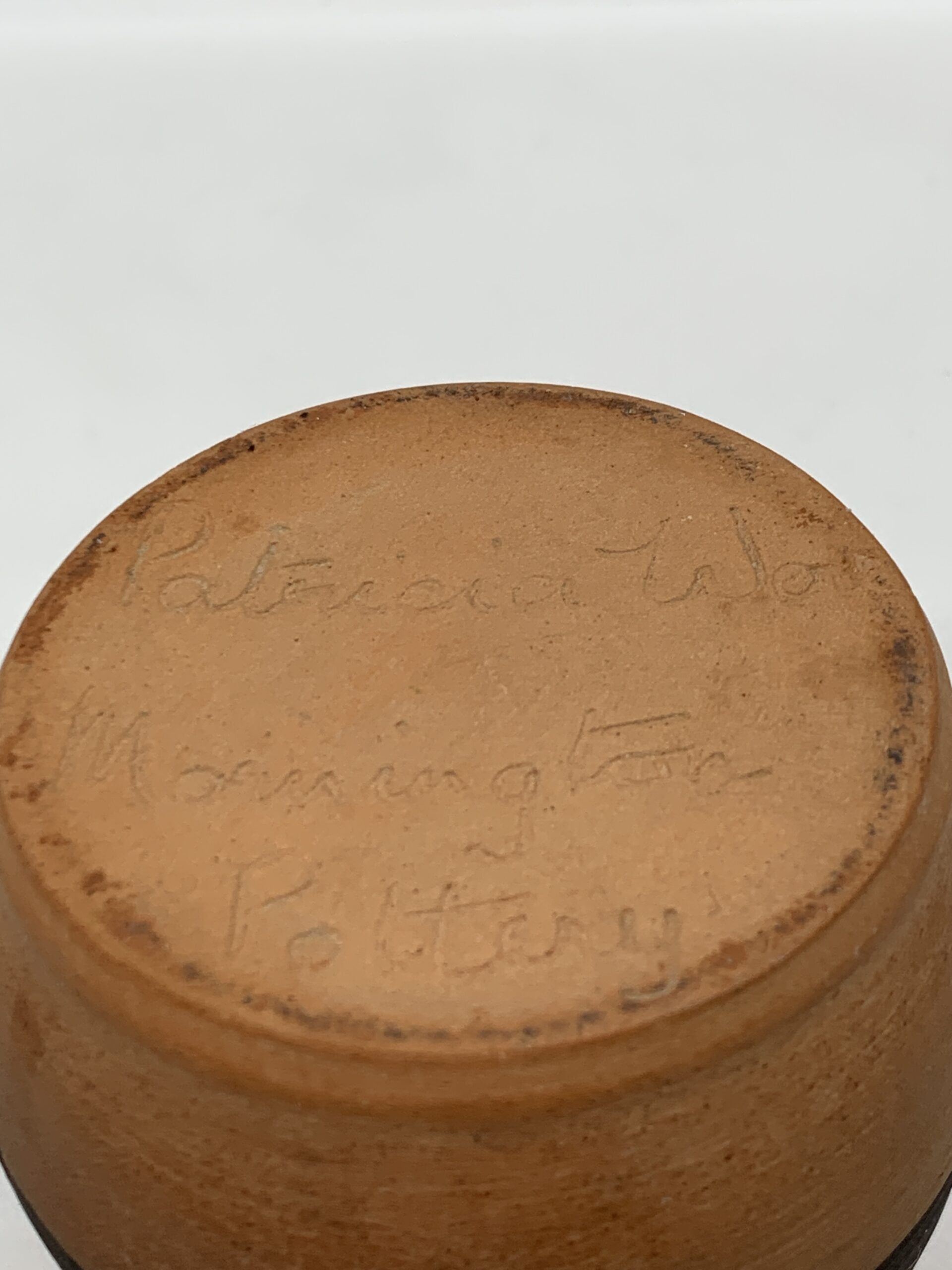 Small Patricia Ware Mornington Pottery Terracotta Vase 10cm - Vintage ...