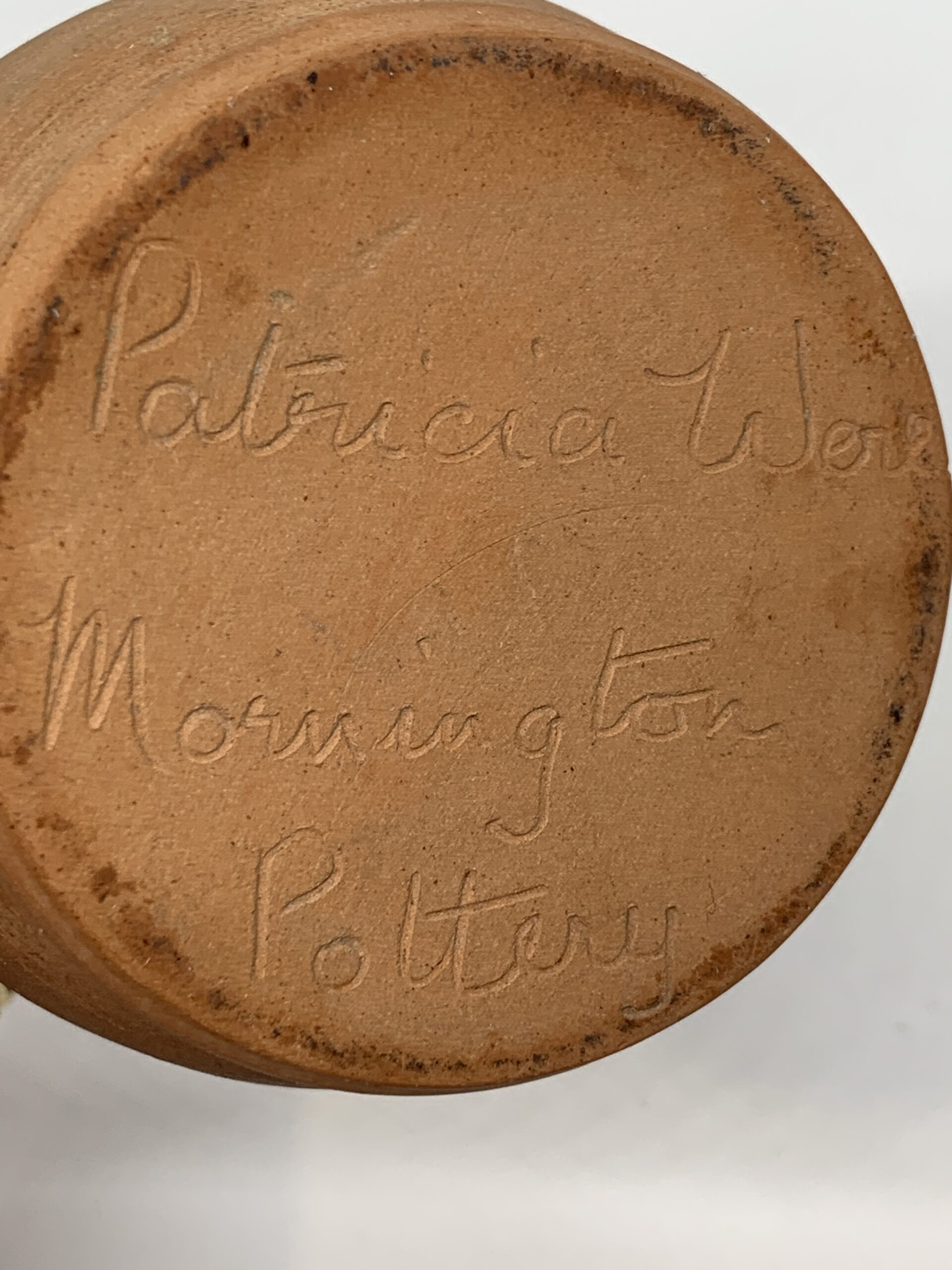 Small Patricia Ware Mornington Pottery Terracotta Vase 10cm - Vintage ...