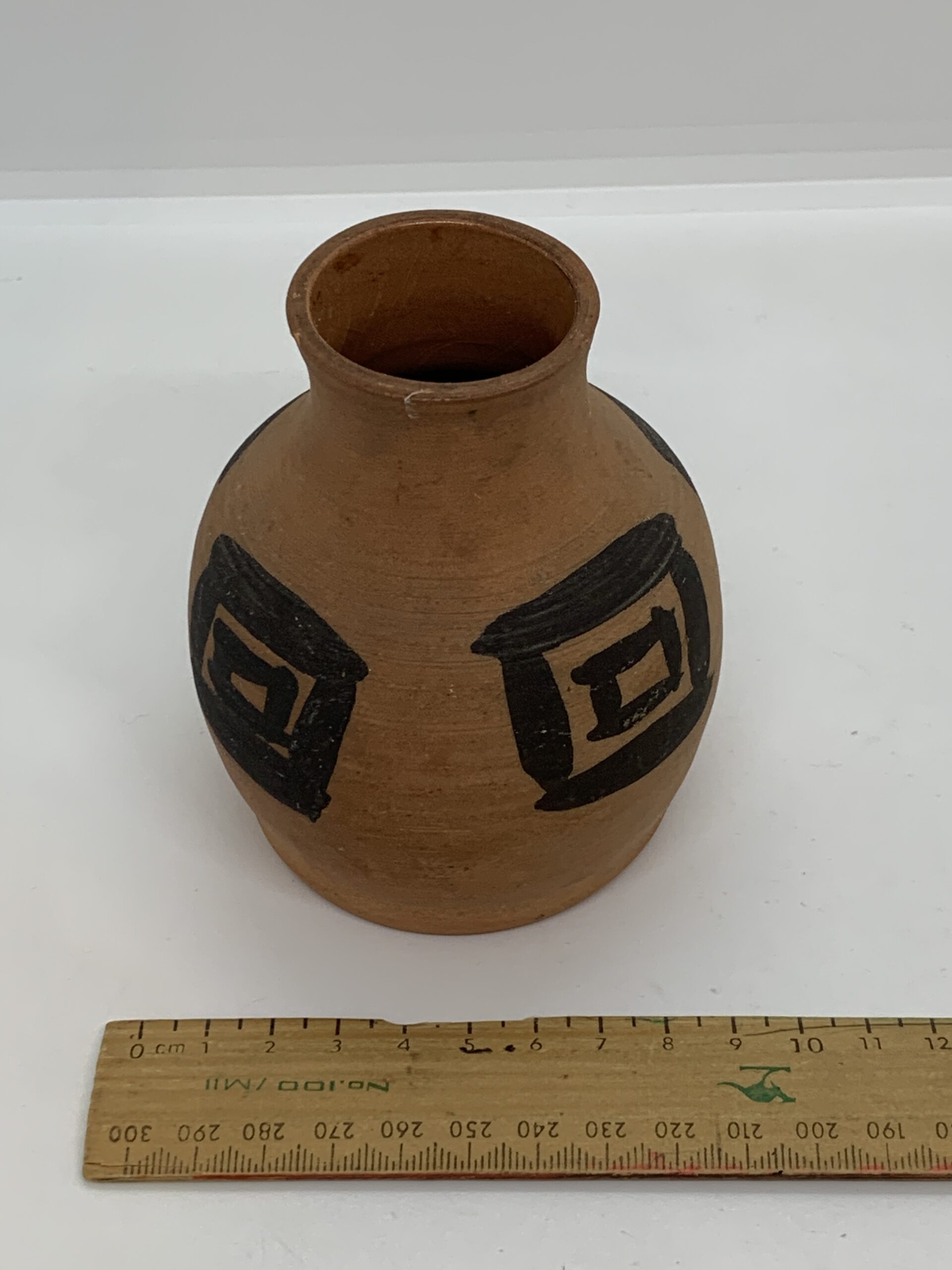 Small Patricia Ware Mornington Pottery Terracotta Vase 10cm - Vintage ...