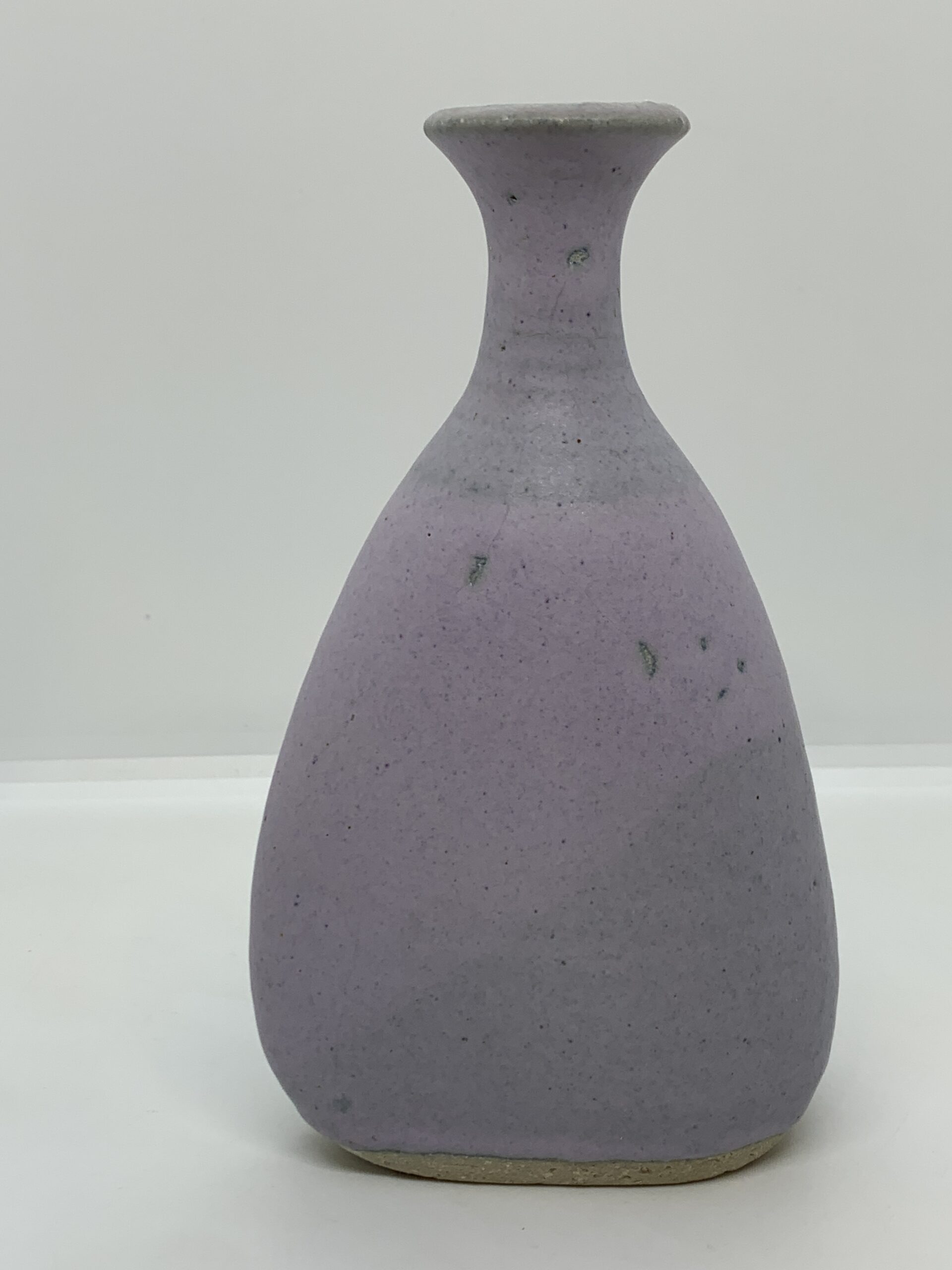 Bill Jackman Australian Pottery Triangular Form Lilac Vase 17cm ...